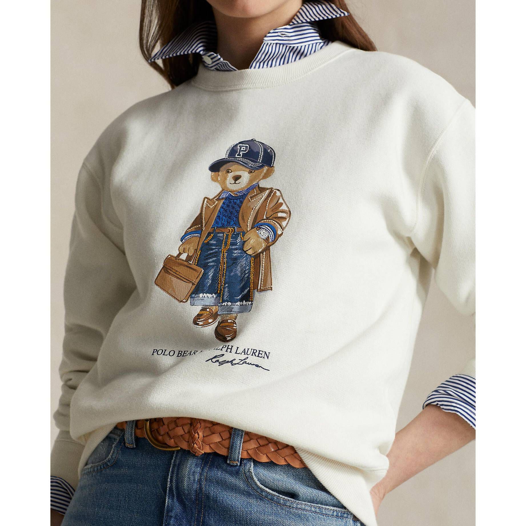 Damen Sweatshirt mit Polo Bear