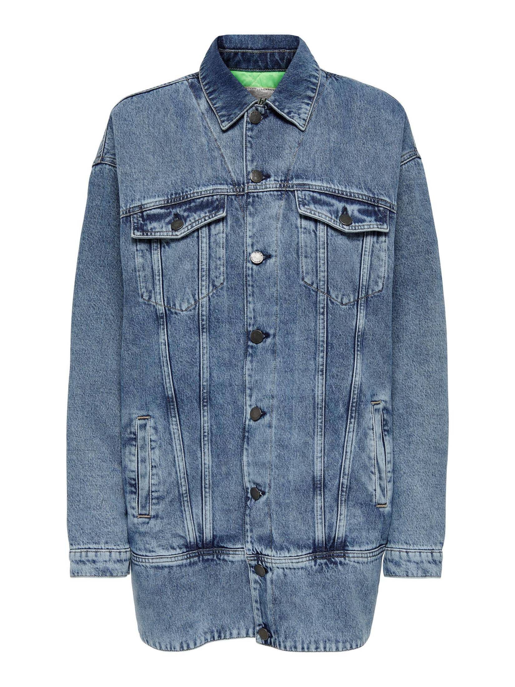 Damen Jeansjacke ONLRAVEN LS LONG DNM JACKET CRO