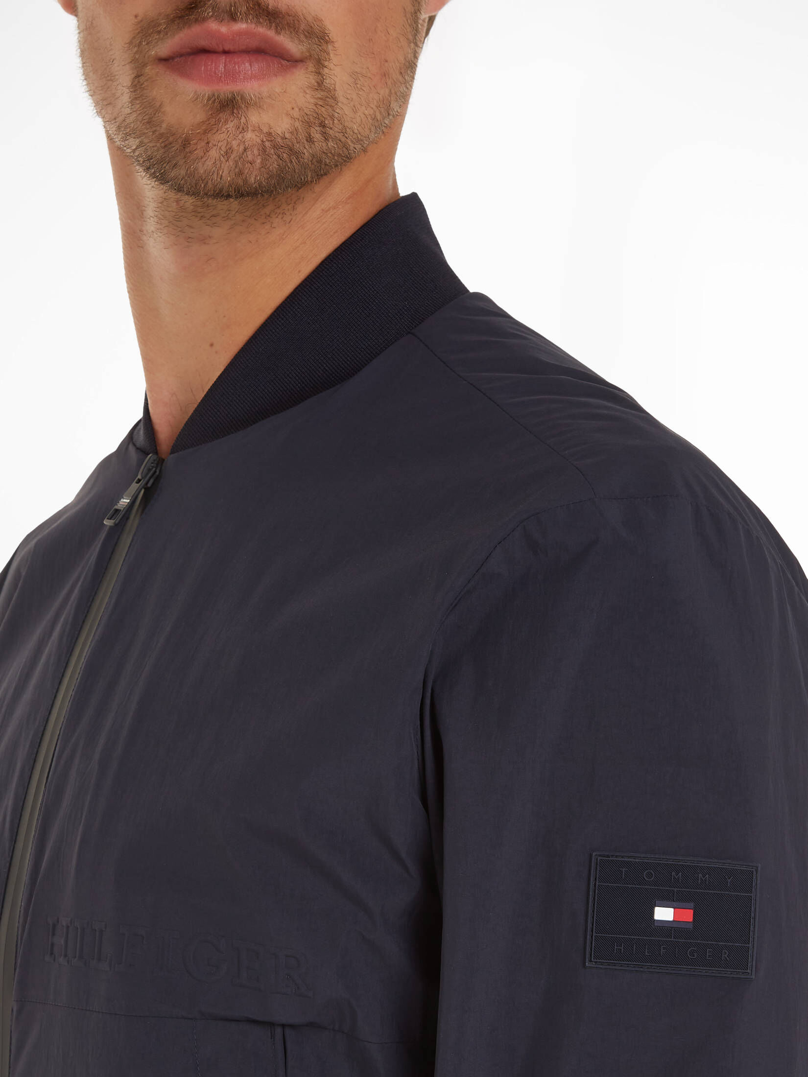 Tommy Hilfiger Herren Bomberjacke PORTLAND BOMBER in blau kaufen ...