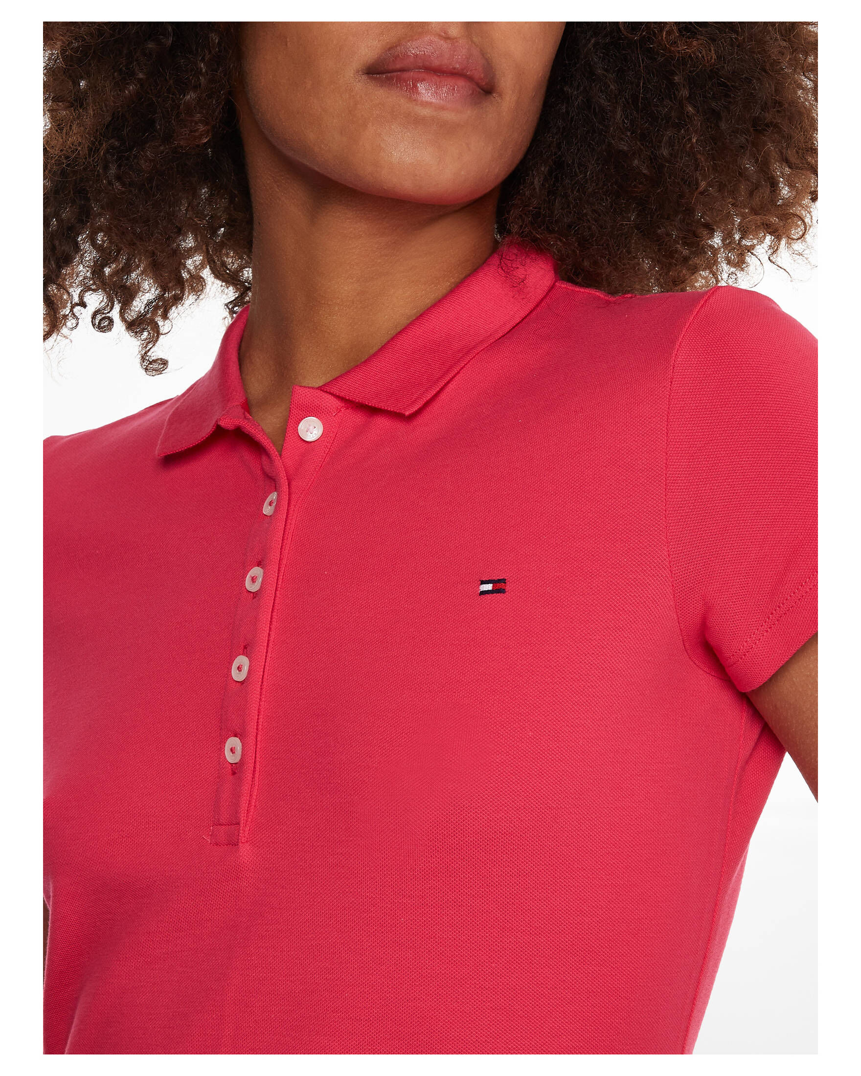 Damen Polokleid Kurzarm