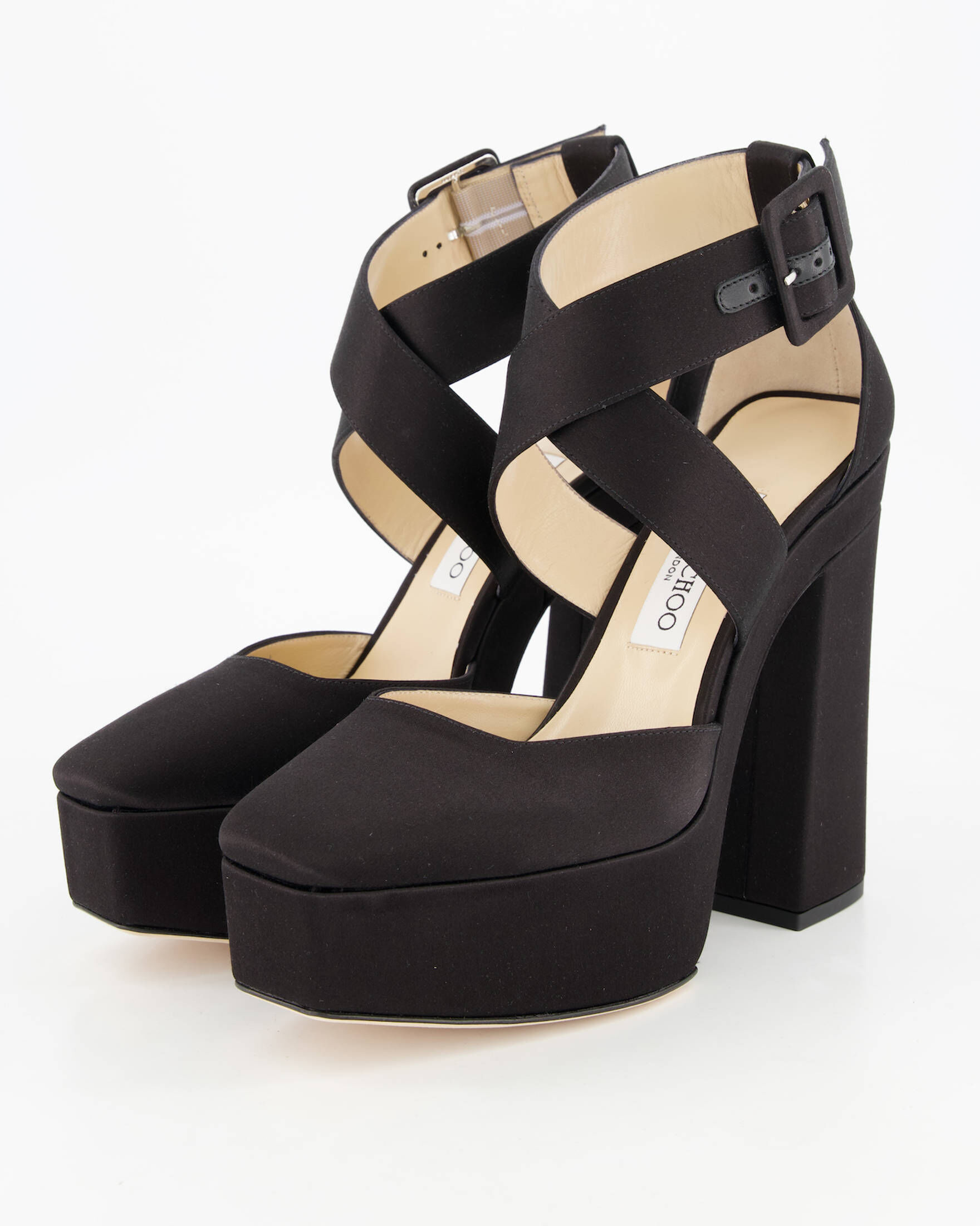 Jimmy Choo Damen Plateau-Pumps GIAN 140 in schwarz kaufen | engelhorn