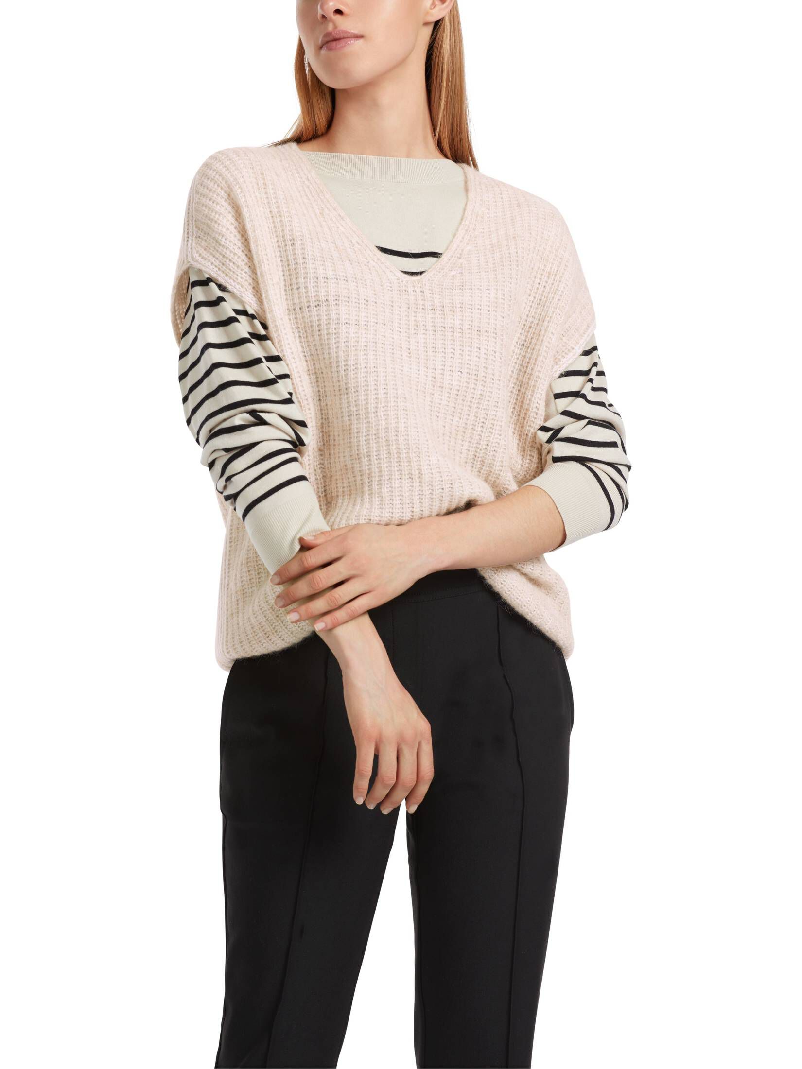 Damen Pullunder mit Wolle