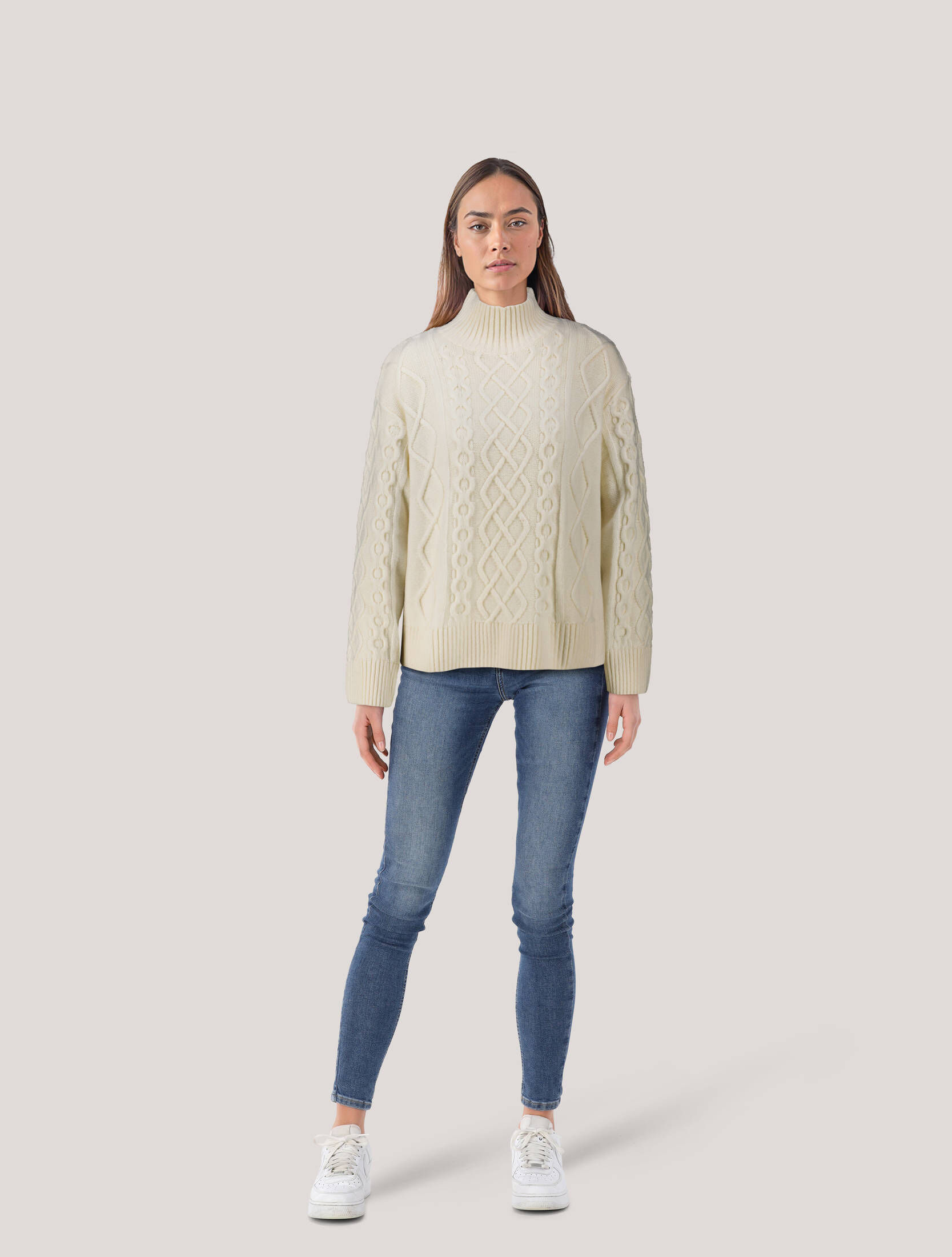 Damen Pullover Aus Merinowolle