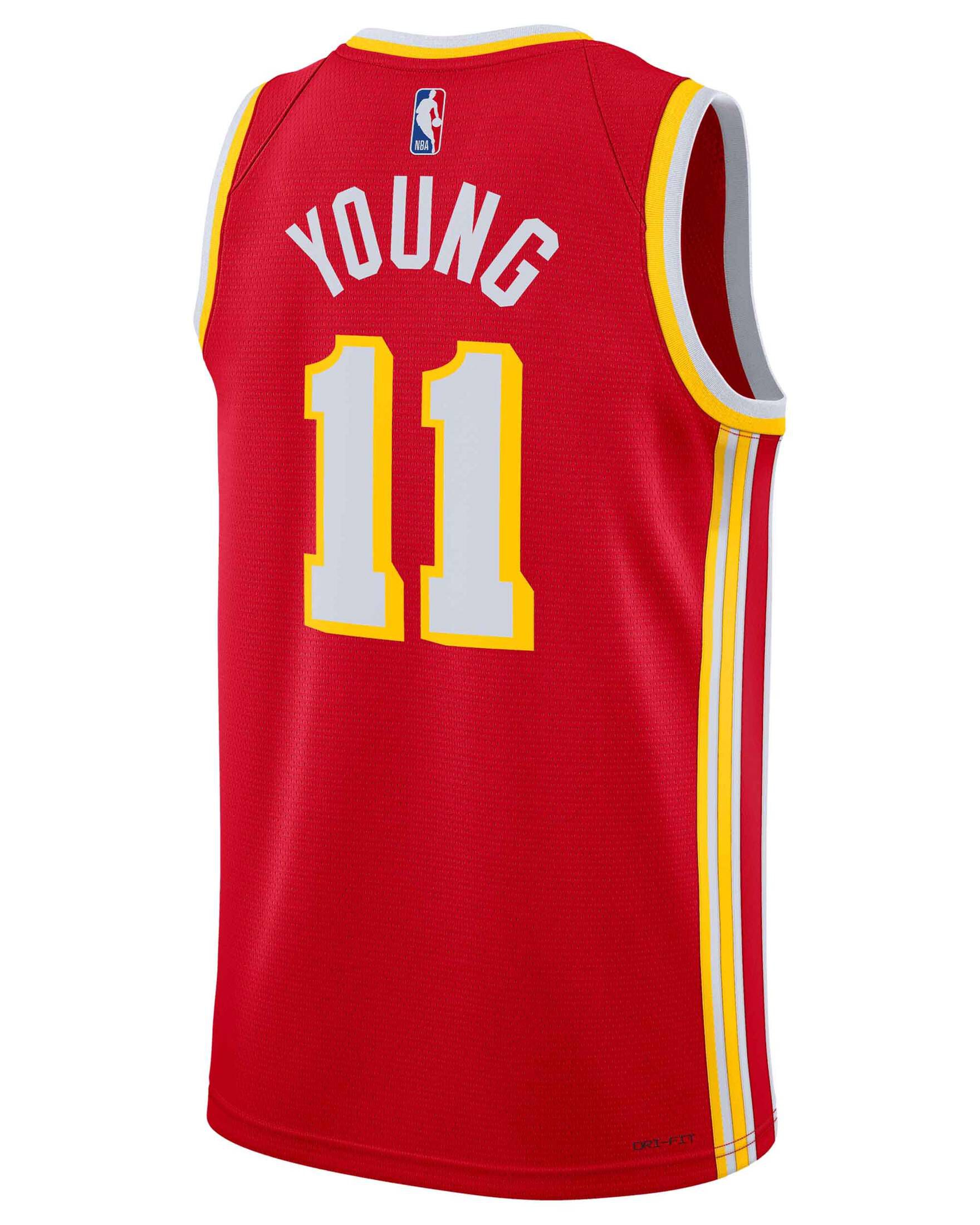 Nike Herren Basketballtrikot NBA TRAE YOUNG ATLANTA HAWKS ICON EDITION ...