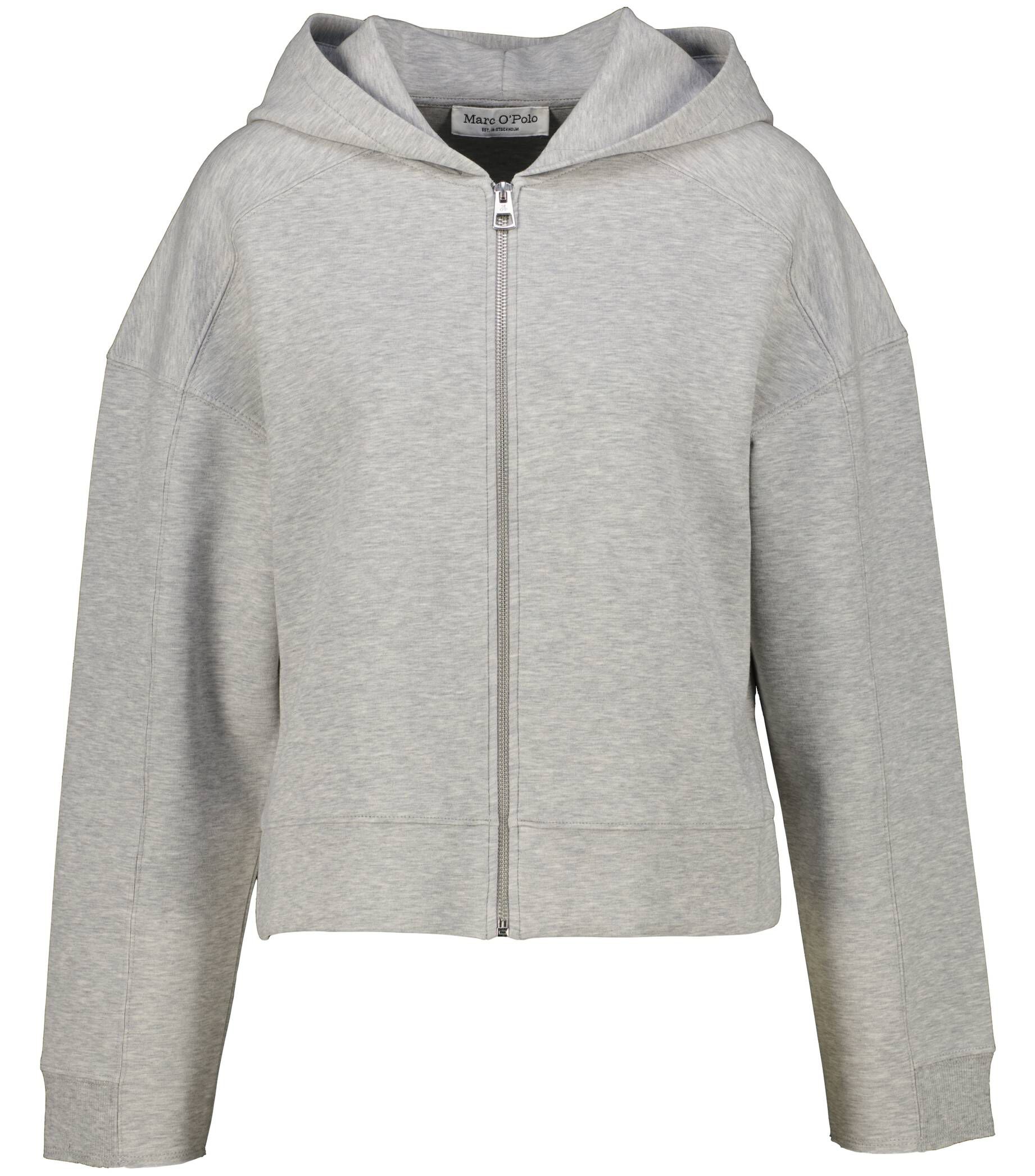 Marc O'Polo Damen Sweatjacke Relaxed Fit in grau kaufen | engelhorn