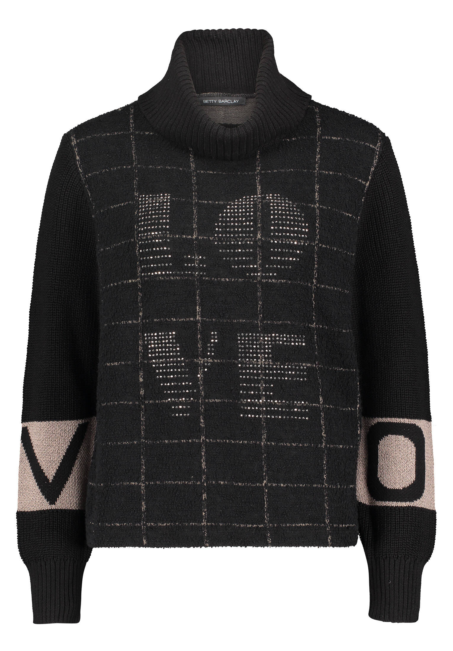 Damen Strickpullover kariert