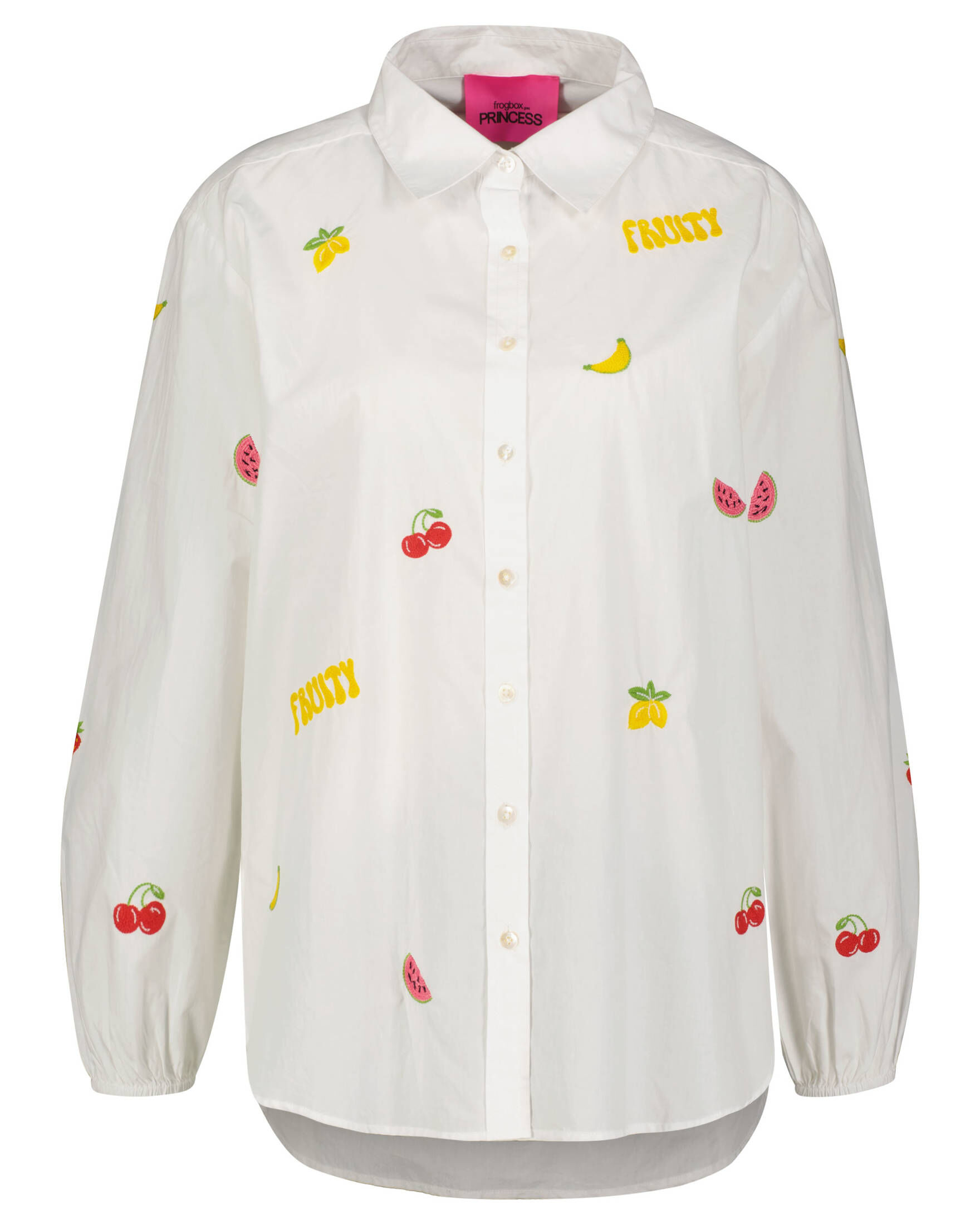 Frogbox Damen Bluse FRUIT Regular Fit in weiß kaufen | engelhorn