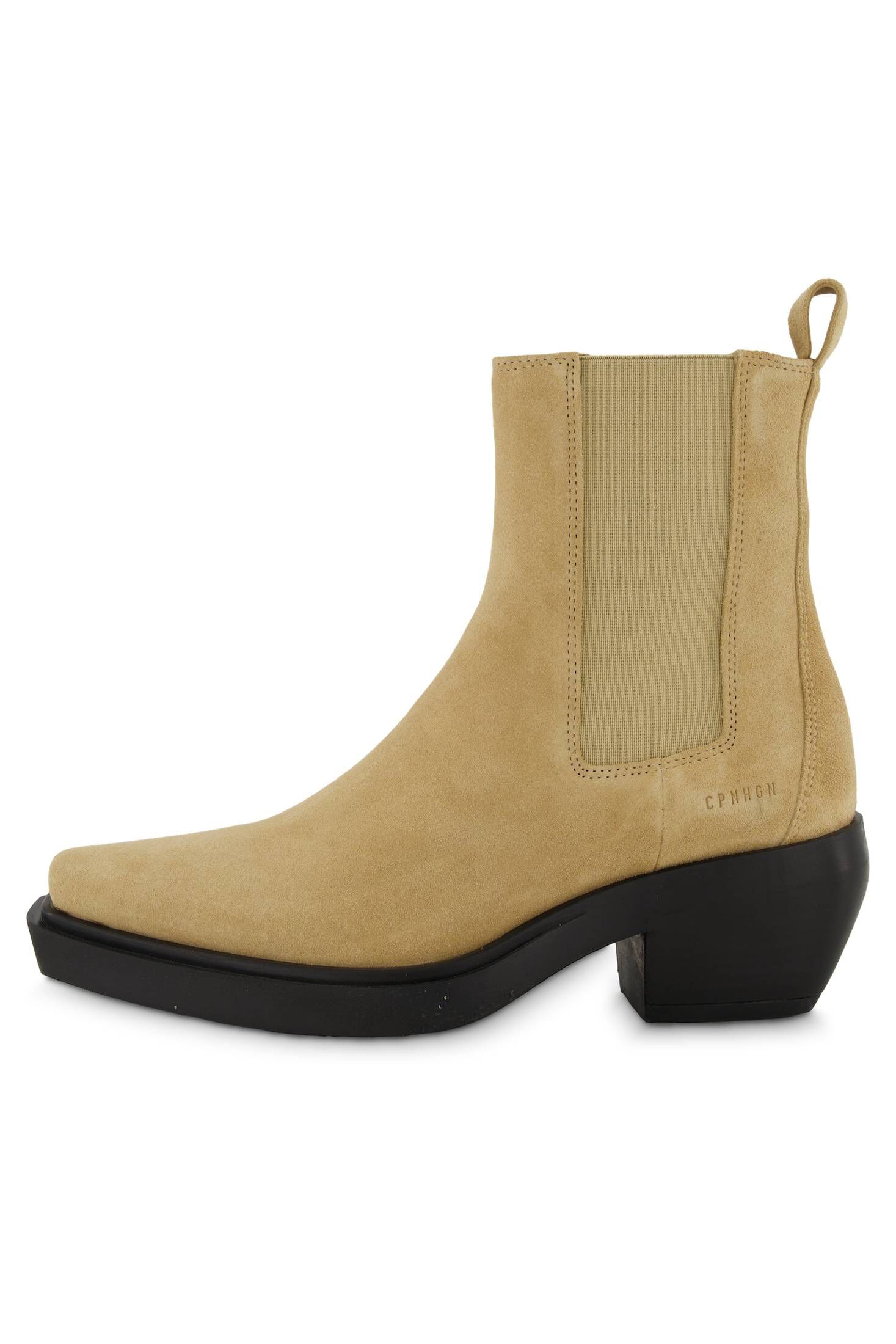 Copenhagen Damen Chelsea-Boots COWBOY BOOT NABUK in beige kaufen ...