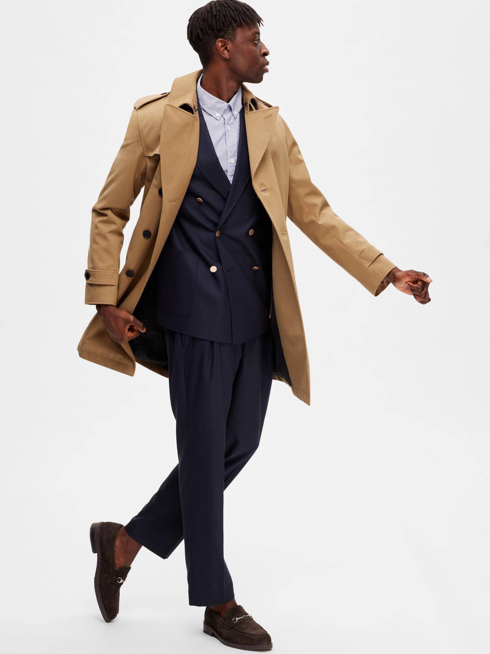 Herren Trenchcoat SLHWILLIAM