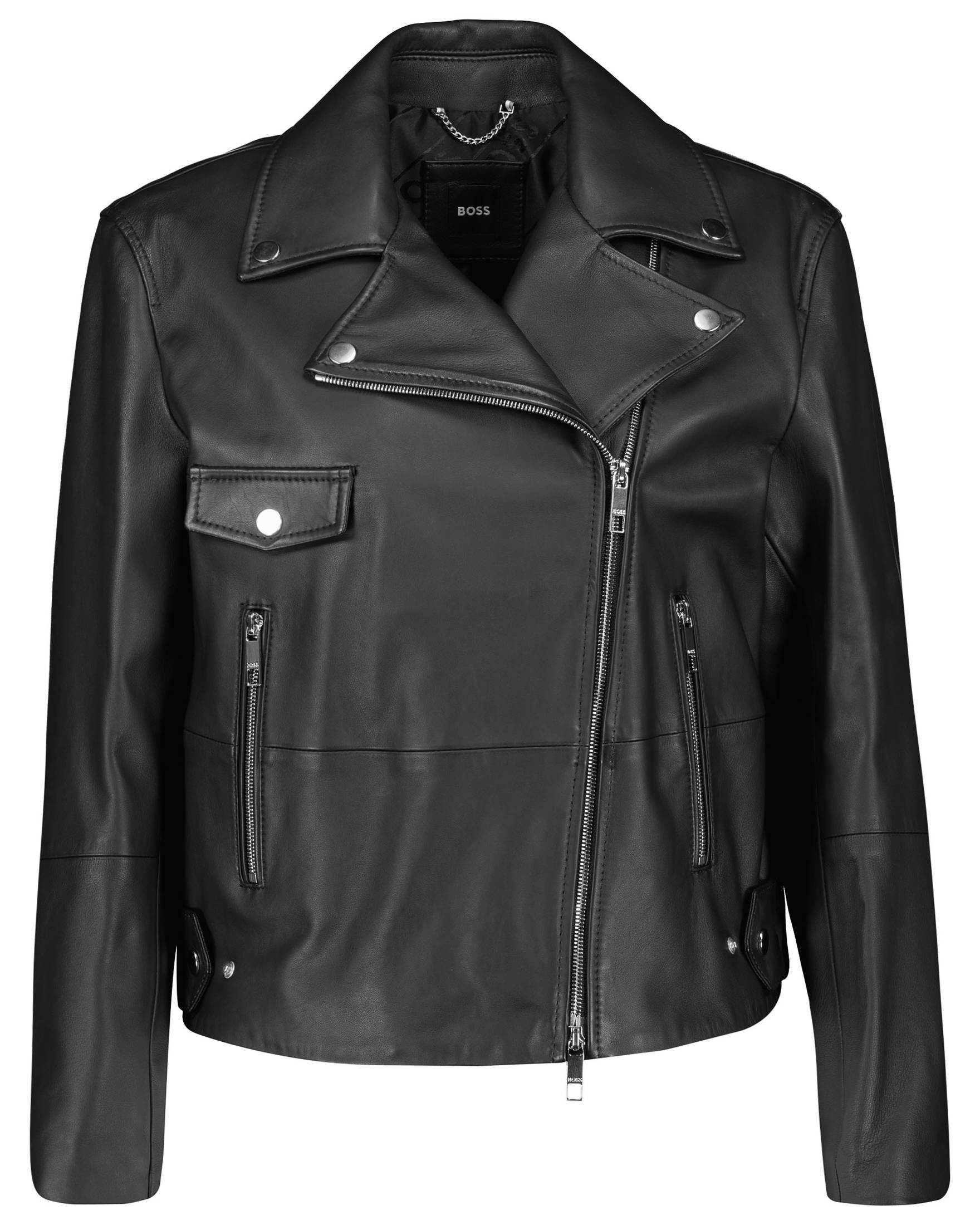 Damen Lederjacke SAJINA Slim Fit