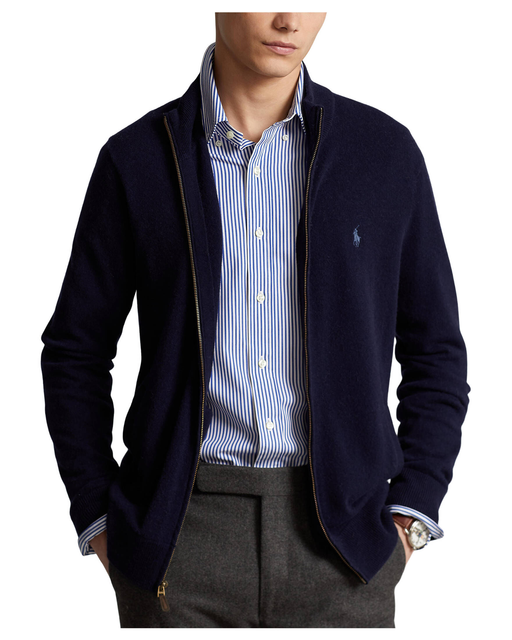 Polo Ralph Lauren Herren Strickjacke aus Wolle kaufen | engelhorn