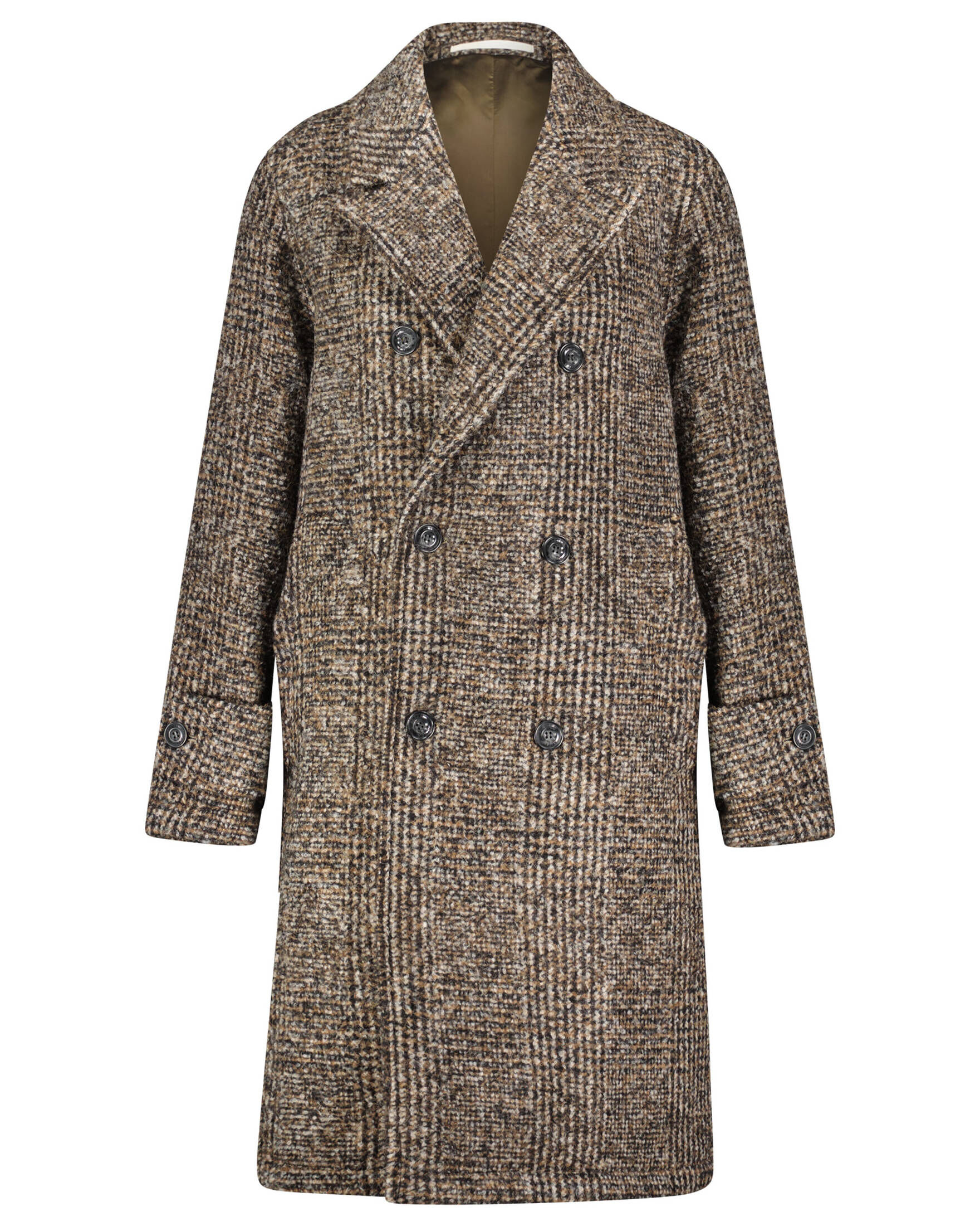Herren Mantel DOYLE DB CHECKED WOOL BLEND COAT