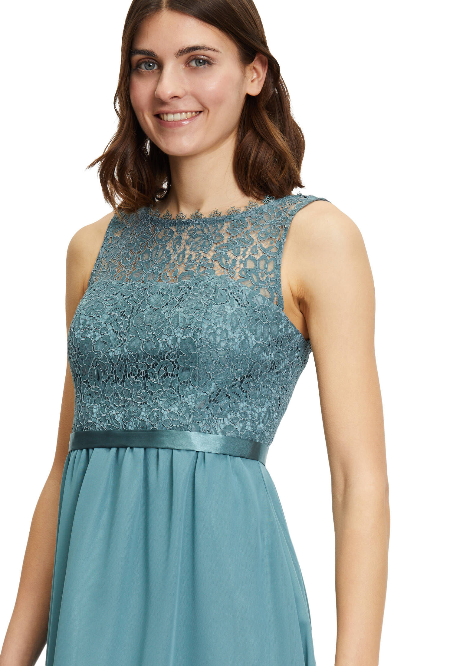 Damen Cocktailkleid mit Spitze