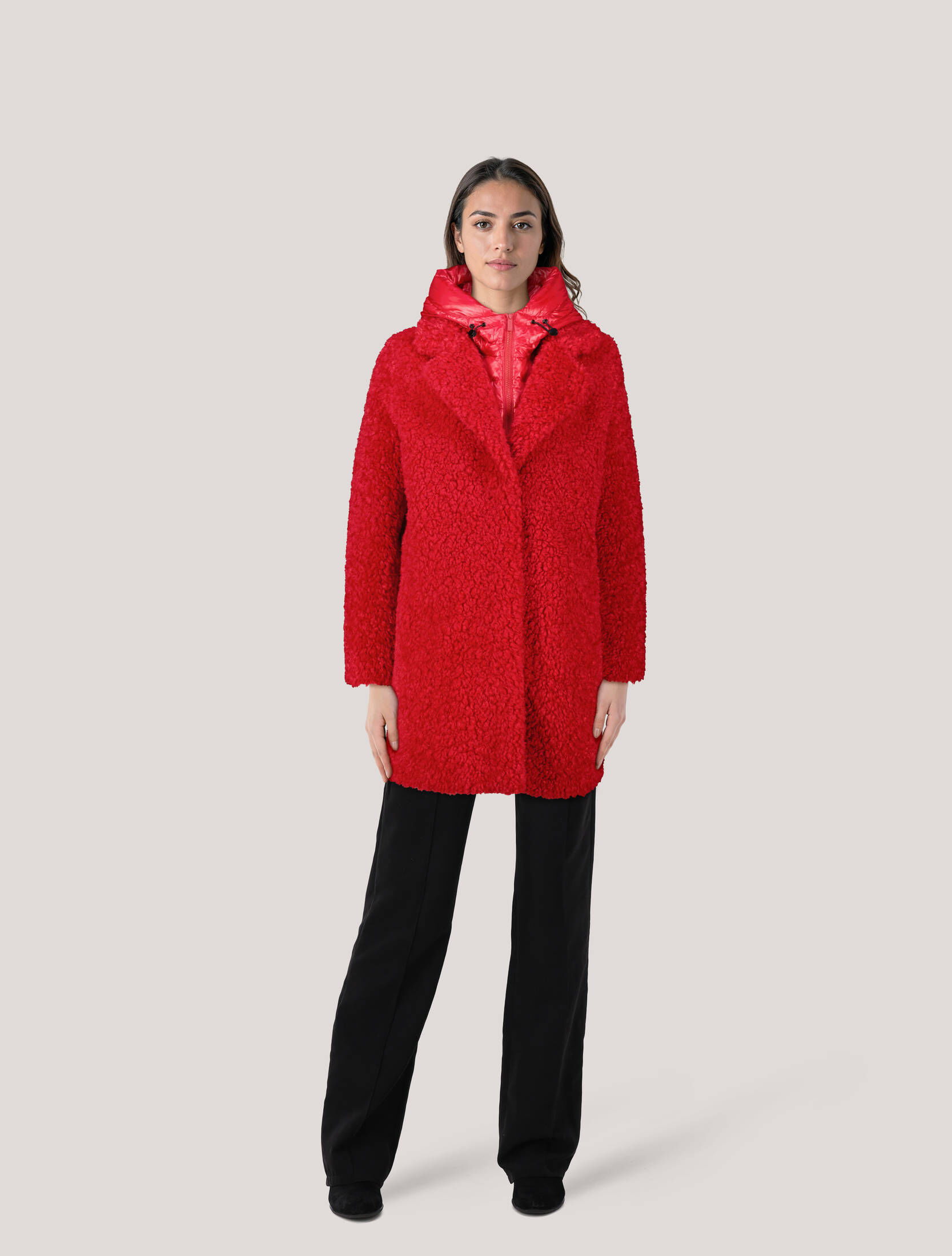Damen Sherpa-Mantel ODESSA OVERCOAT