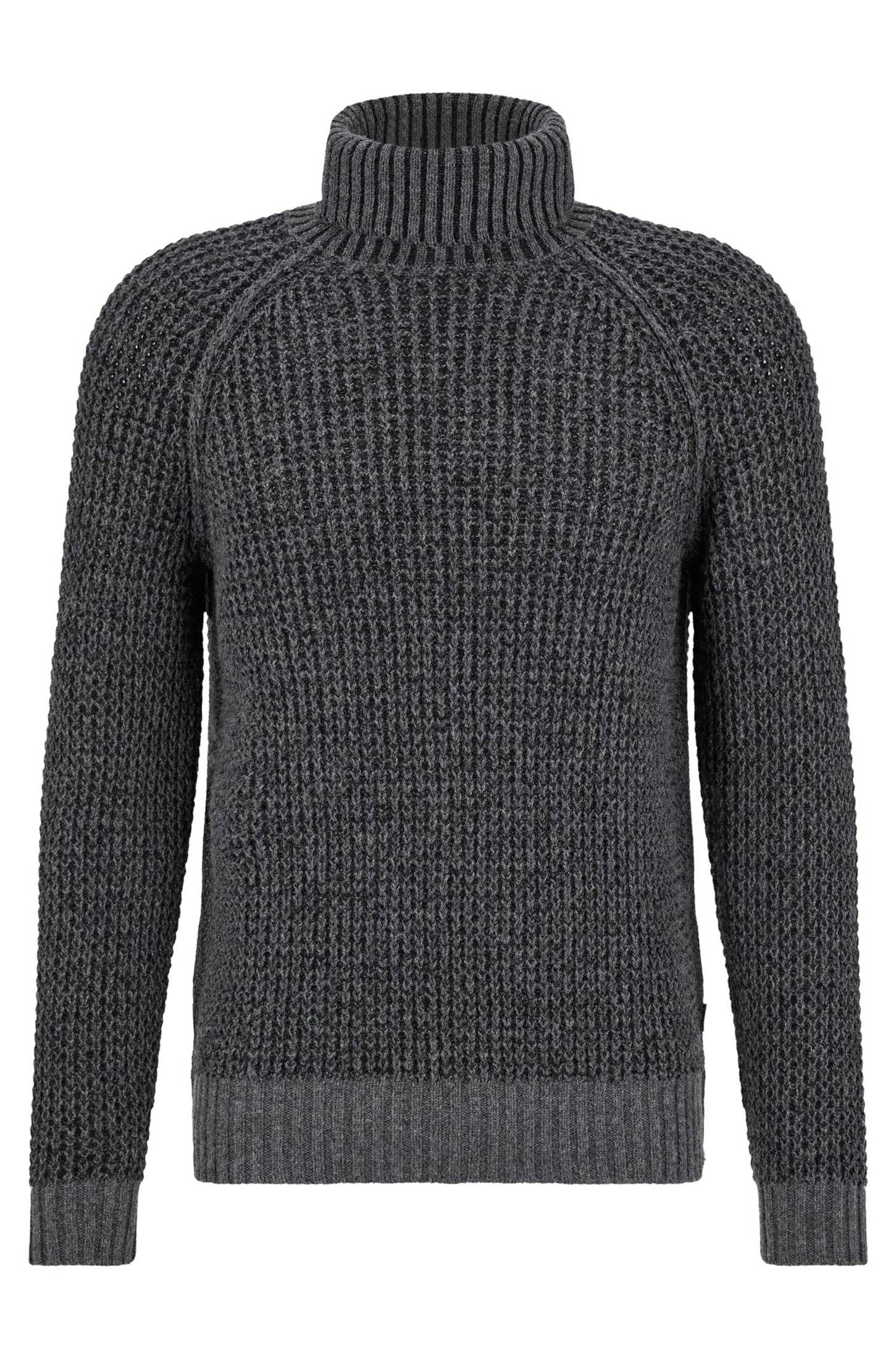 Herren Rollkragenpullover KURTLE mit Wolle