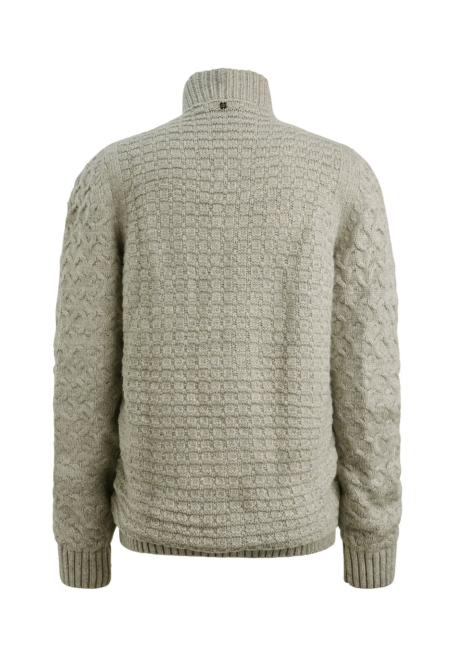 PME Legend Herren Strickjacke mit Wolle ZIP JACKET HEAVY KNIT MIXED ...