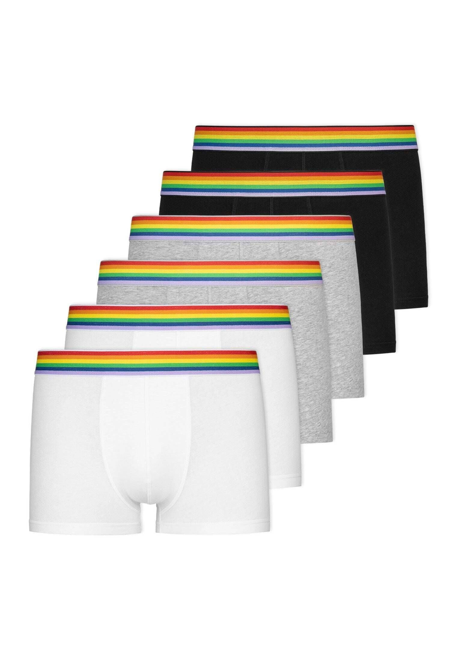 Herren Boxershorts aus Bio-Baumwolle im 6er-Pack