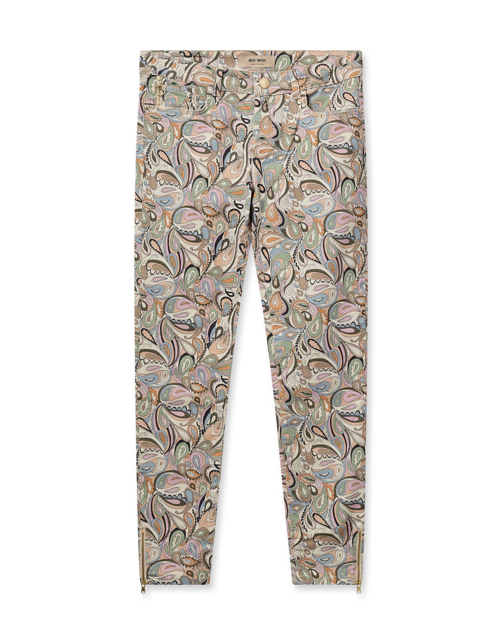 Mos Mosh Damen Jeans VICTORIA PAISLEY Slim Fit in grün kaufen | engelhorn
