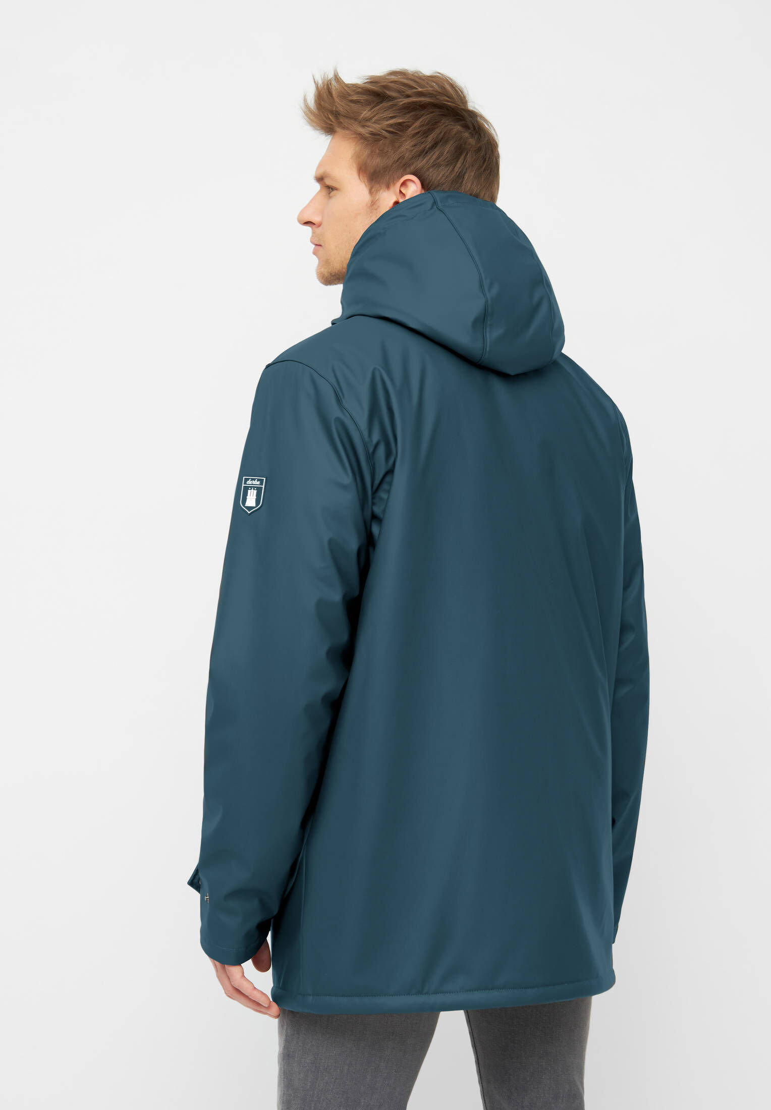 Derbe Herren Regenjacke Trekholm in blau kaufen | engelhorn