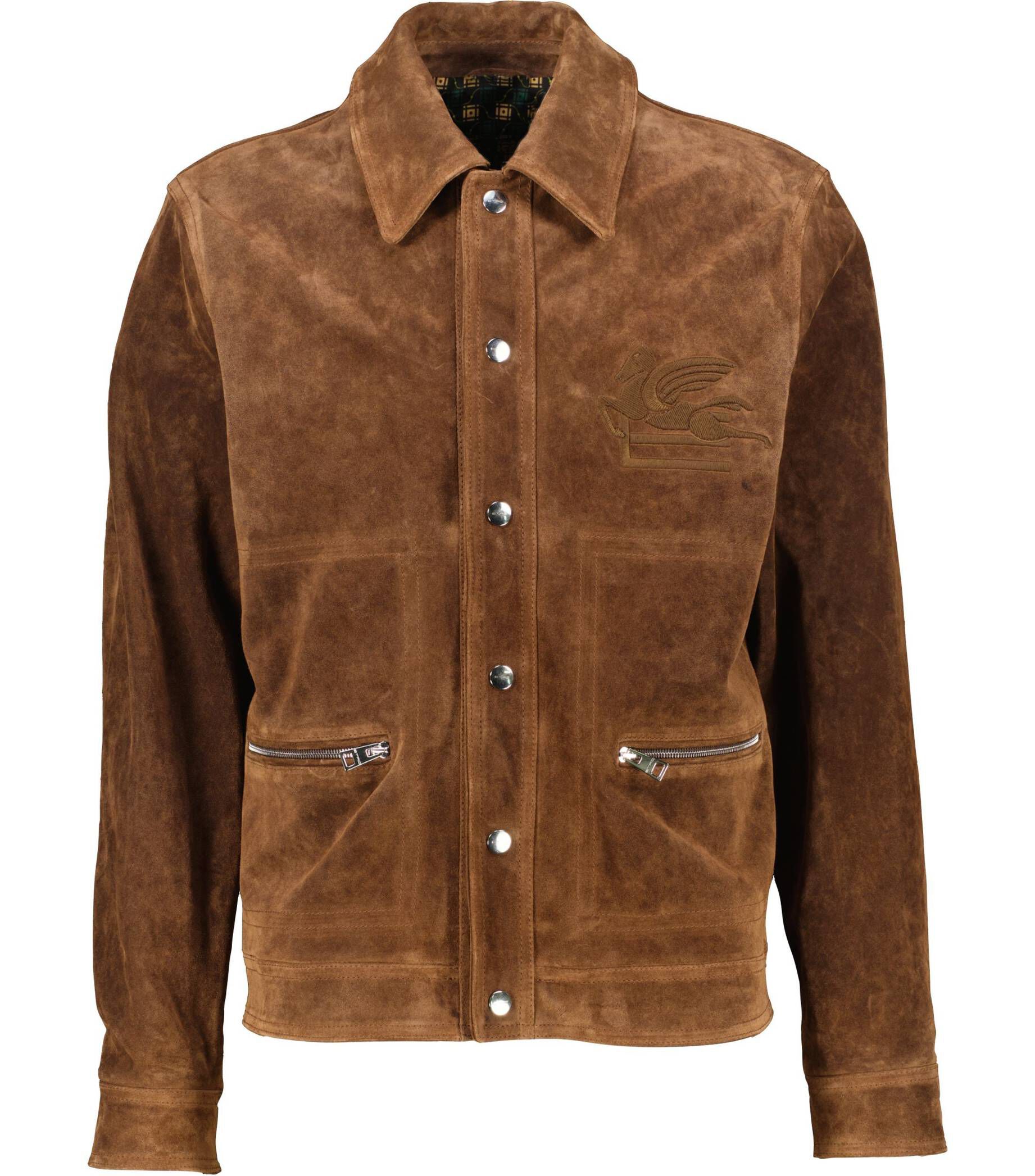 Herren Lederjacke aus Veloursleder