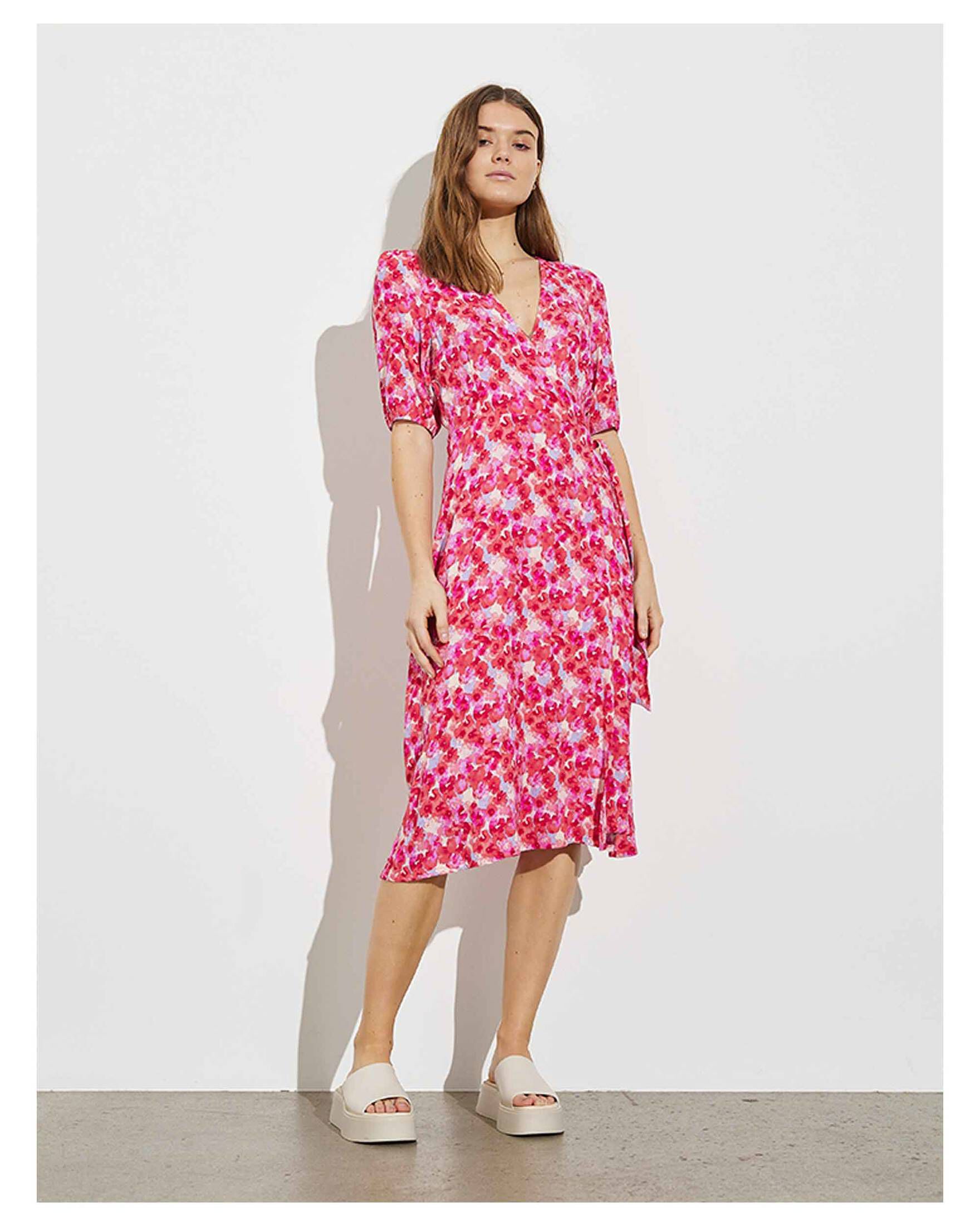 Damen Wickelkleid M-ANGELO