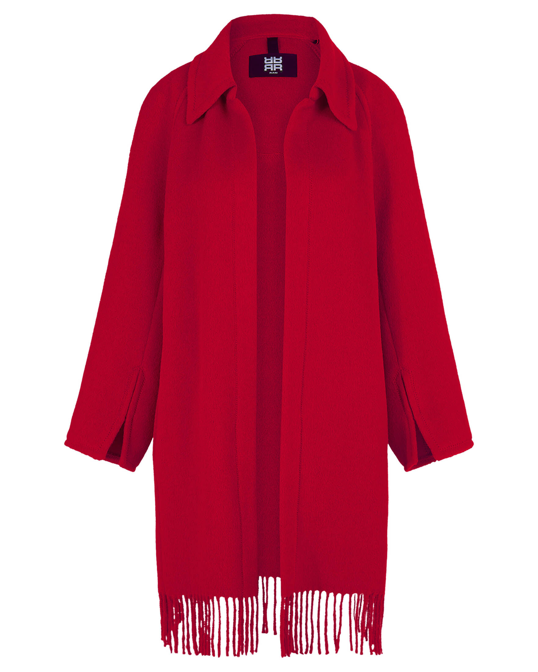 Damen Mantel mit Fransen