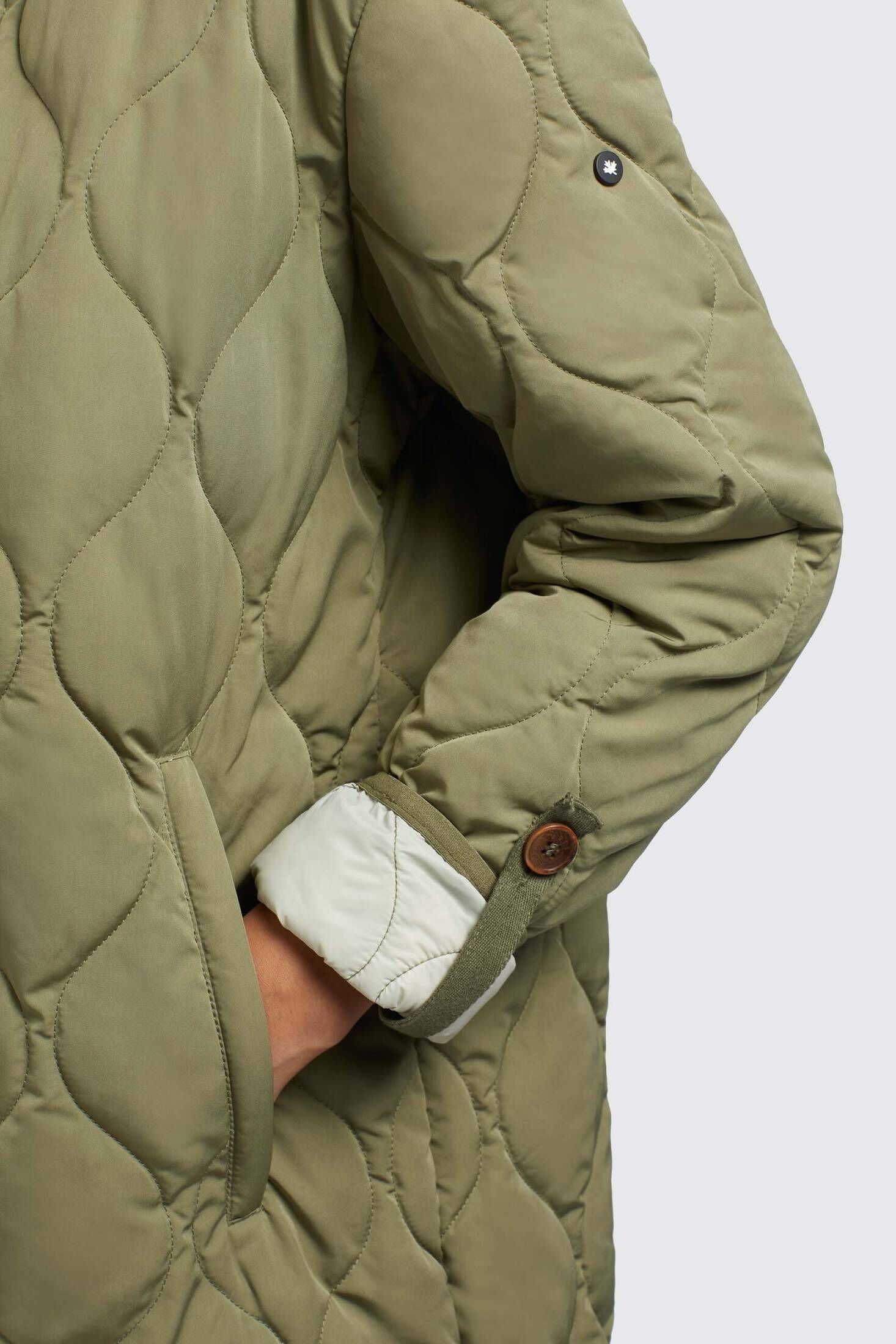 khujo Damen Mantel SIRA in grün kaufen | engelhorn