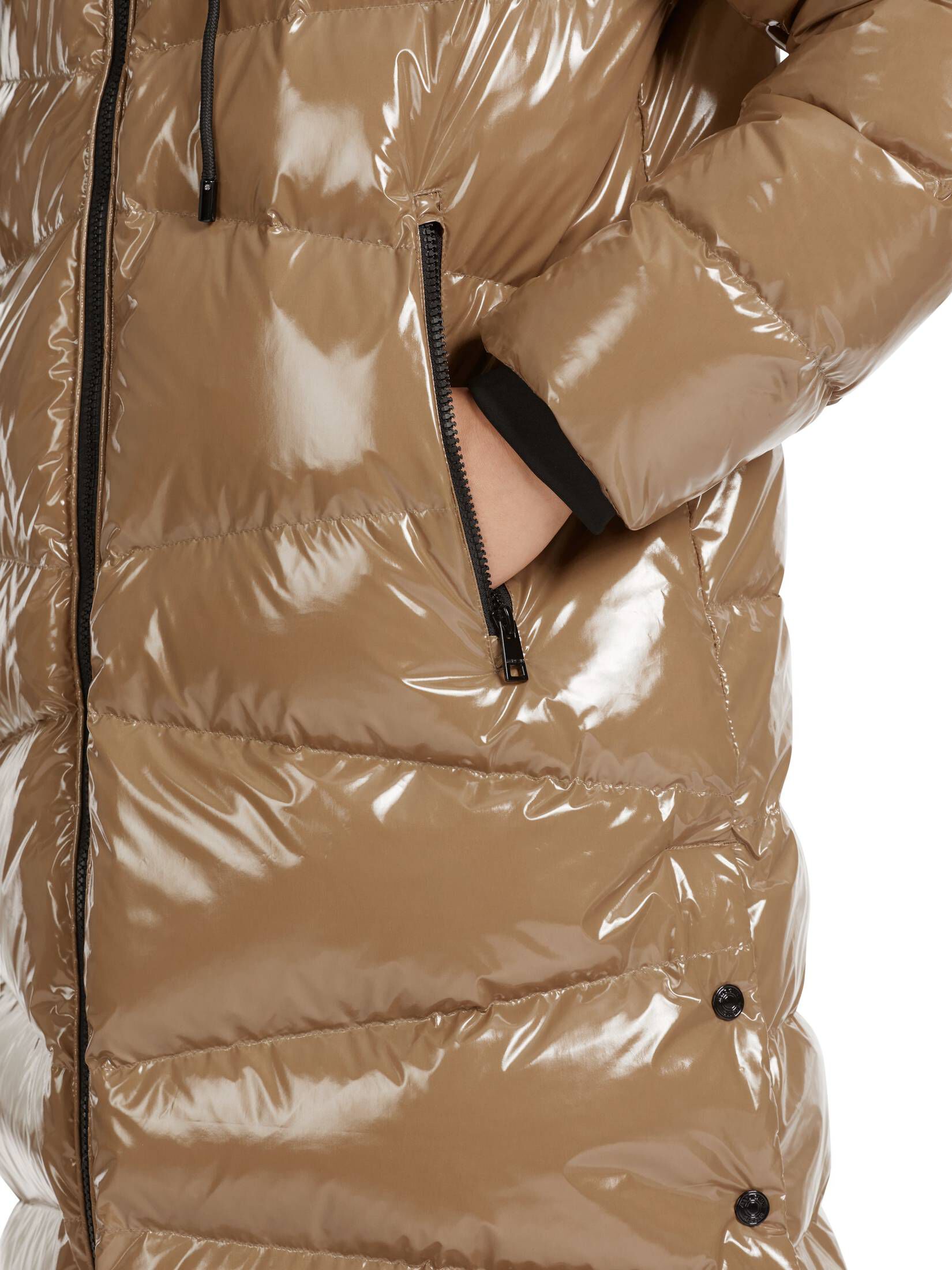 Damen Daunenmantel mit Kapuze