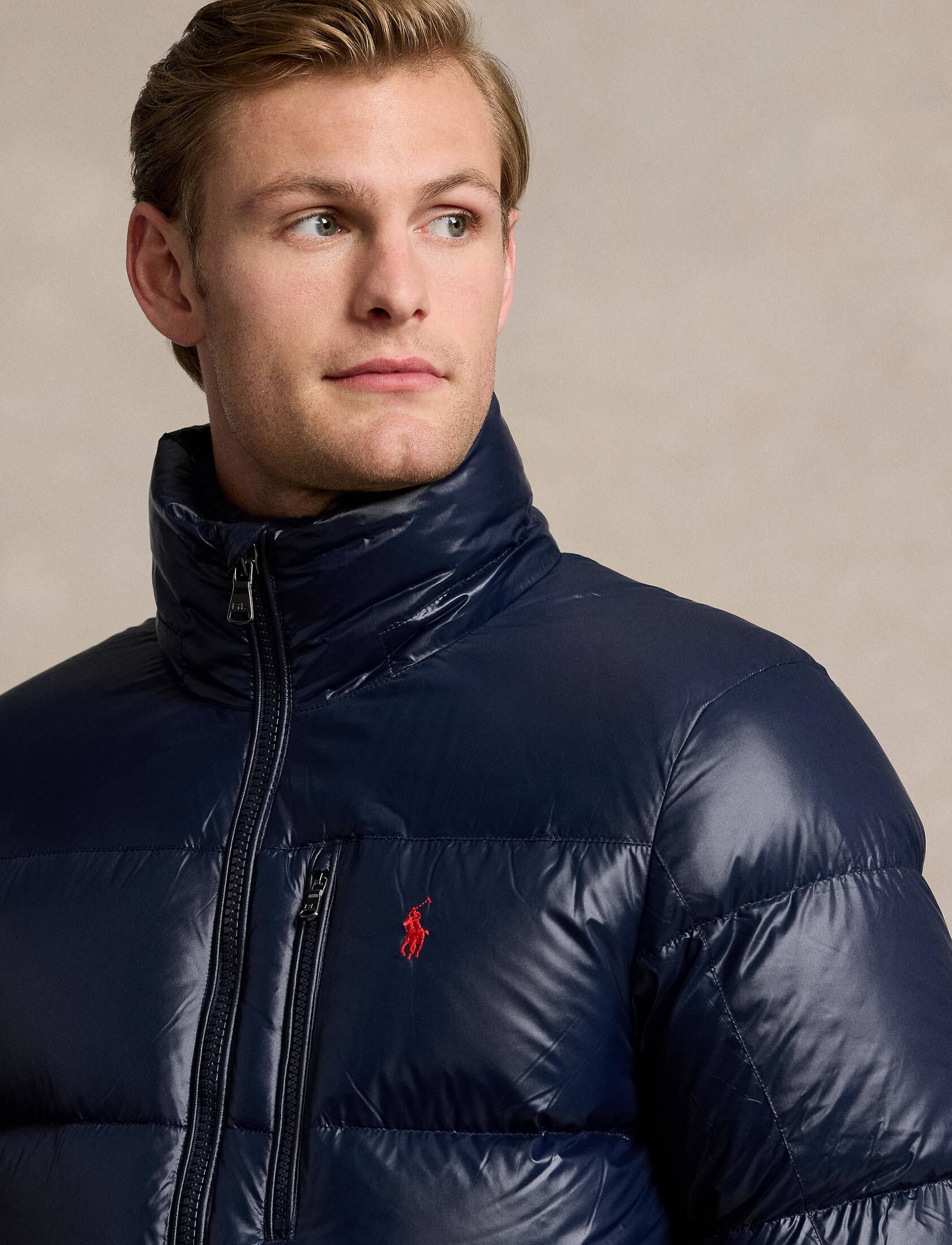 Herren Daunenjacke mit Kapuze