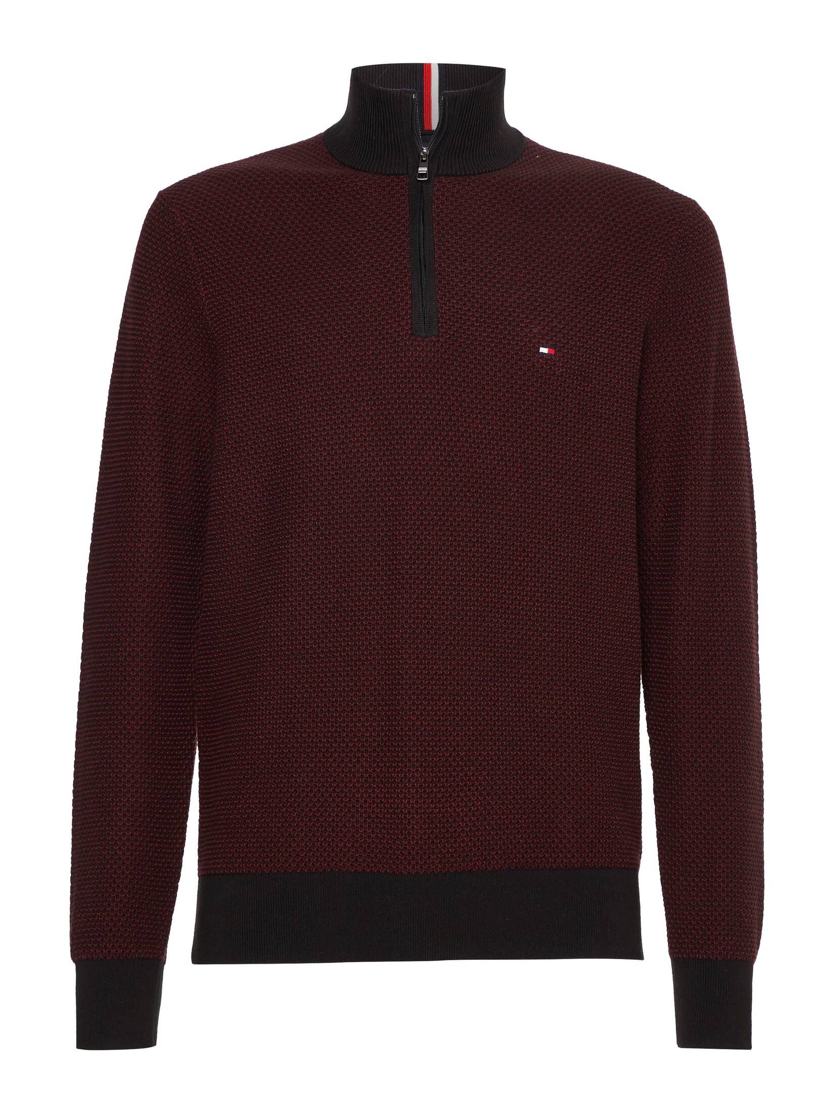 Herren Pullover 2-TONE ZIP