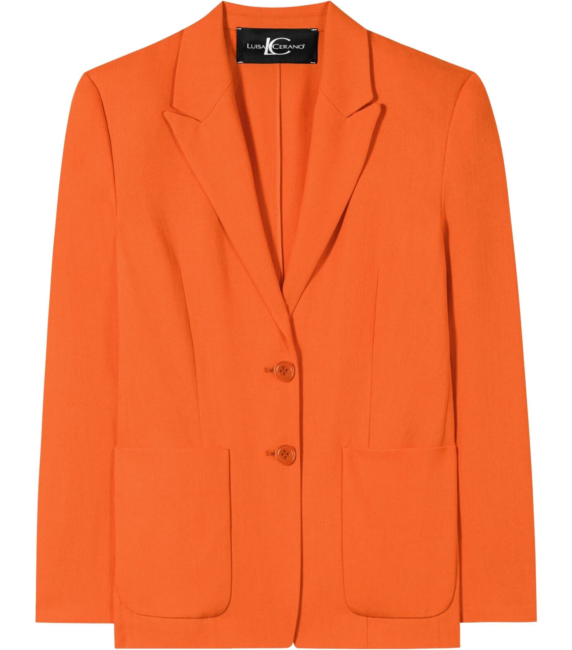 Wunderbar Blazer Orange Damen Fotos