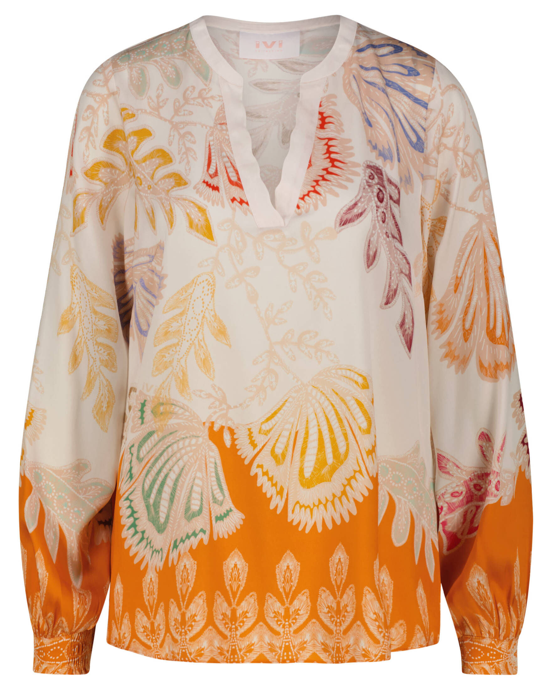 Damen Tunikabluse aus Seide