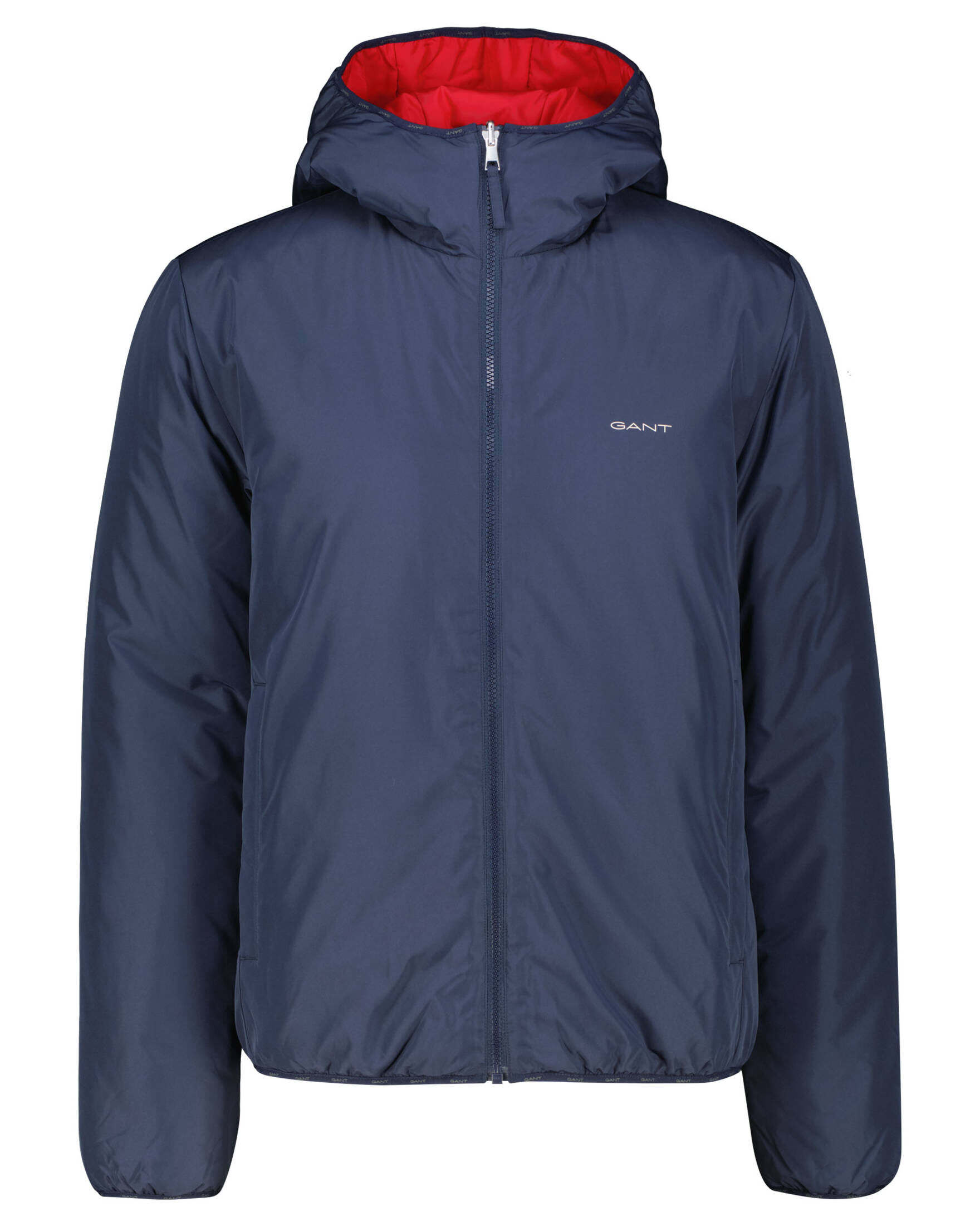 Gant Herren Wendejacke D1. REVERSIBLE HOODED JACKET in blau kaufen ...