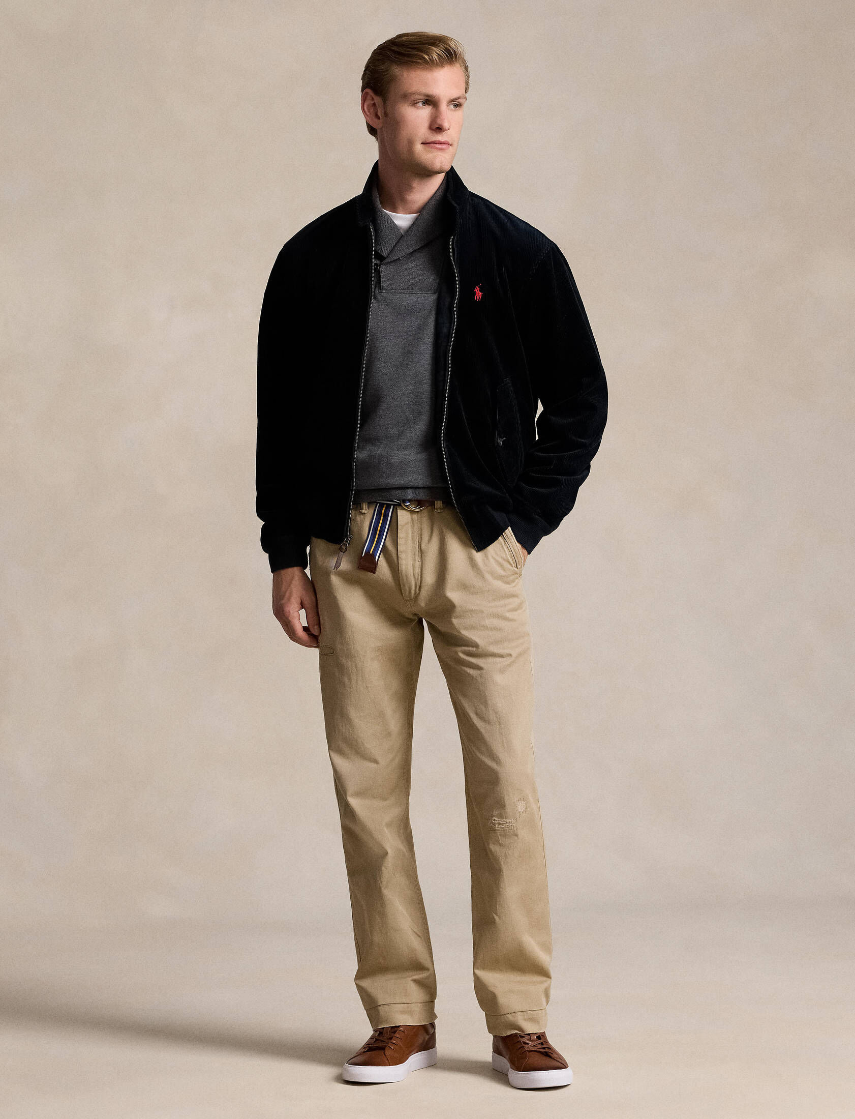Herren Cordblouson