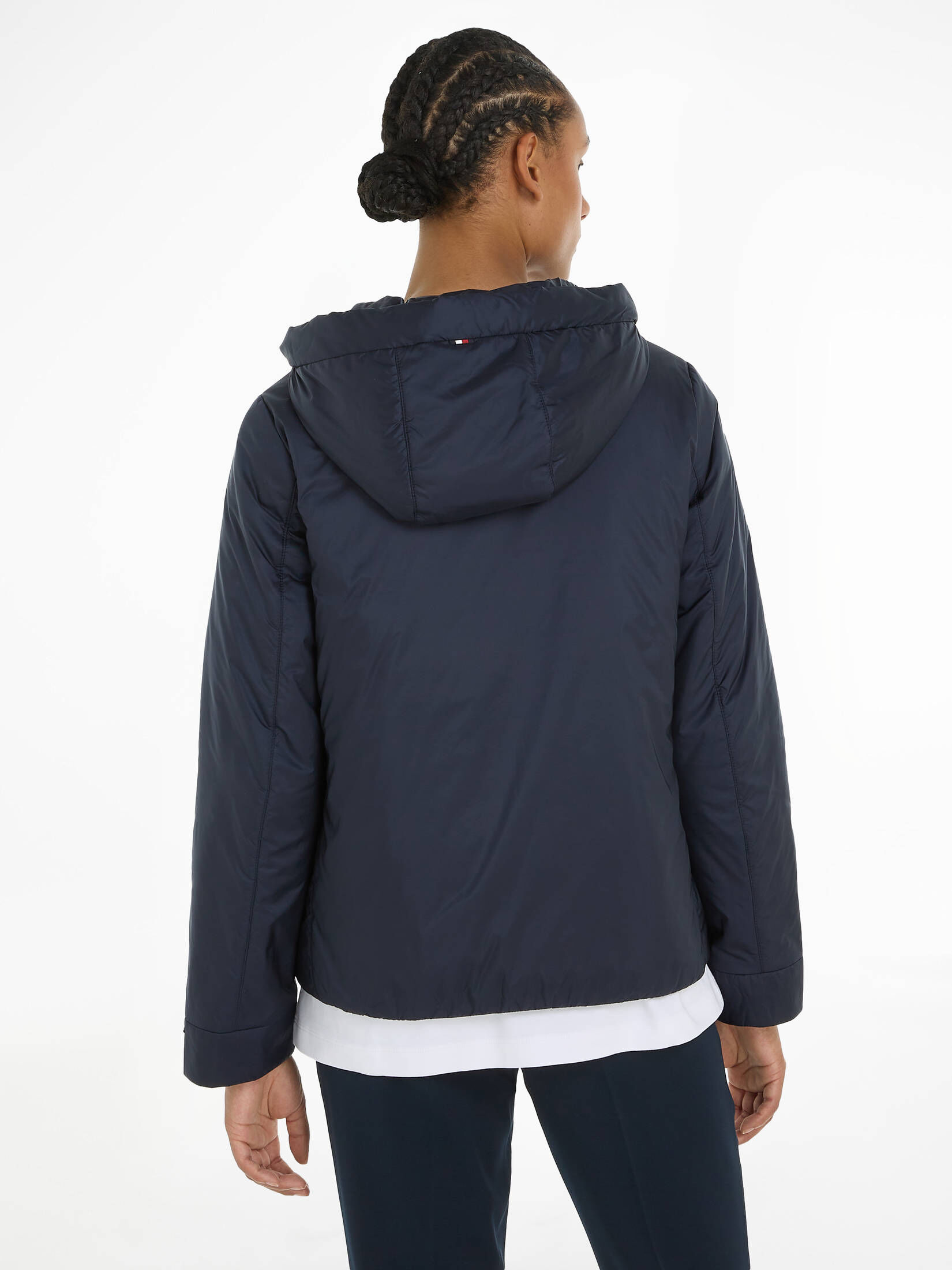 Tommy Hilfiger Damen Jacke mit Kapuze CLEAN UL PADDED JACKET in blau ...