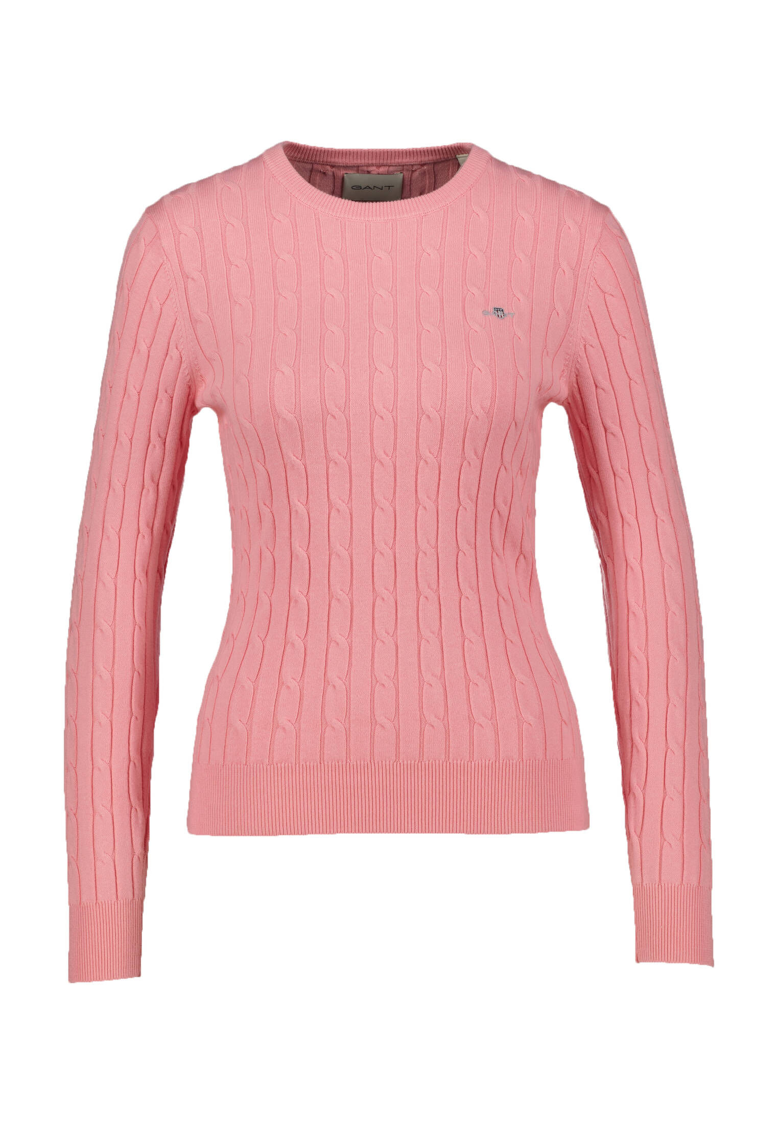 Damen Strickpullover mit Zopfmuster