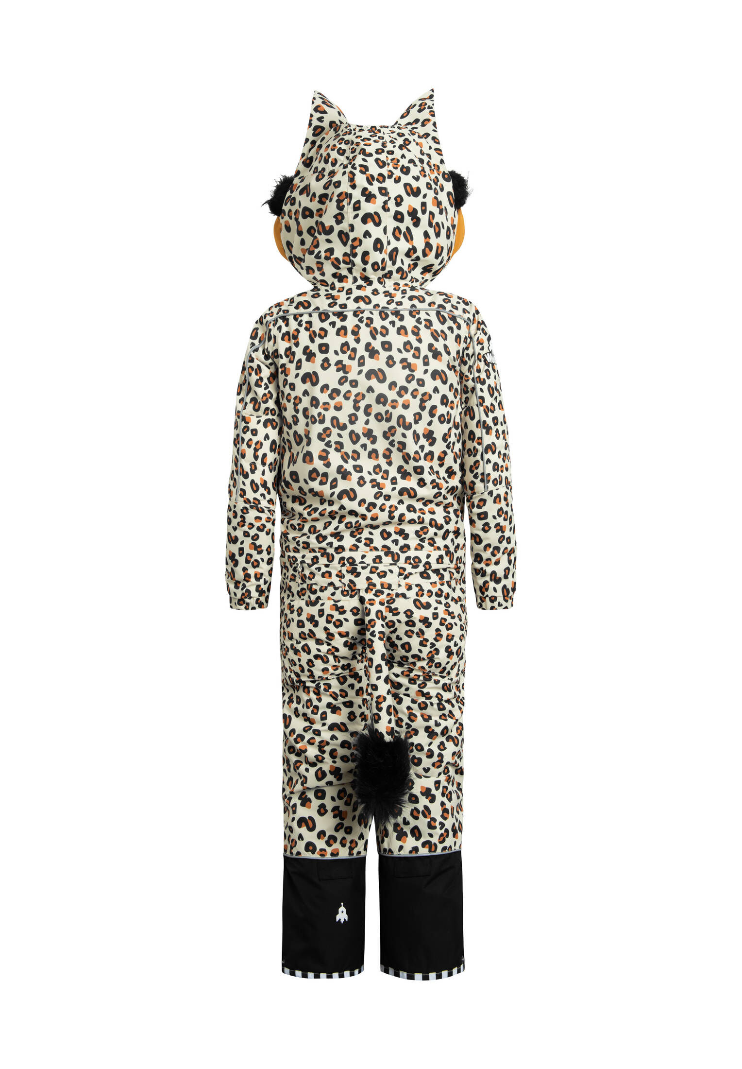Kinder Schneeanzug CHEETADO Leopard Black