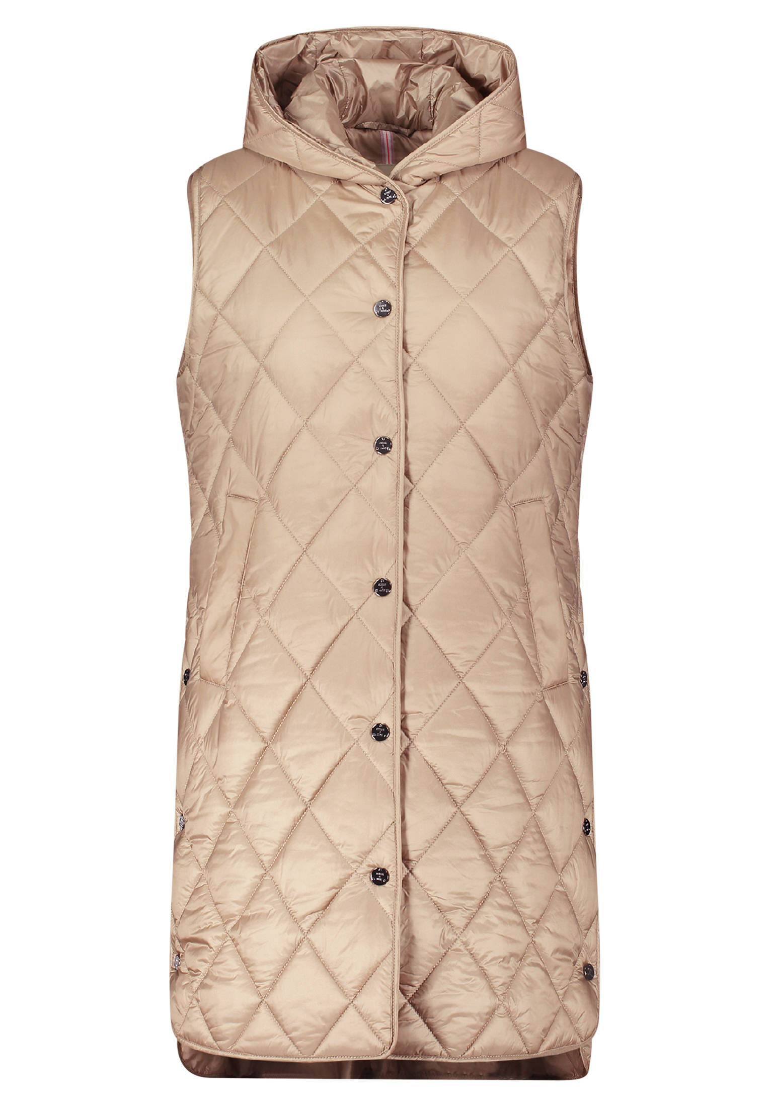 Damen Steppweste mit Kapuze