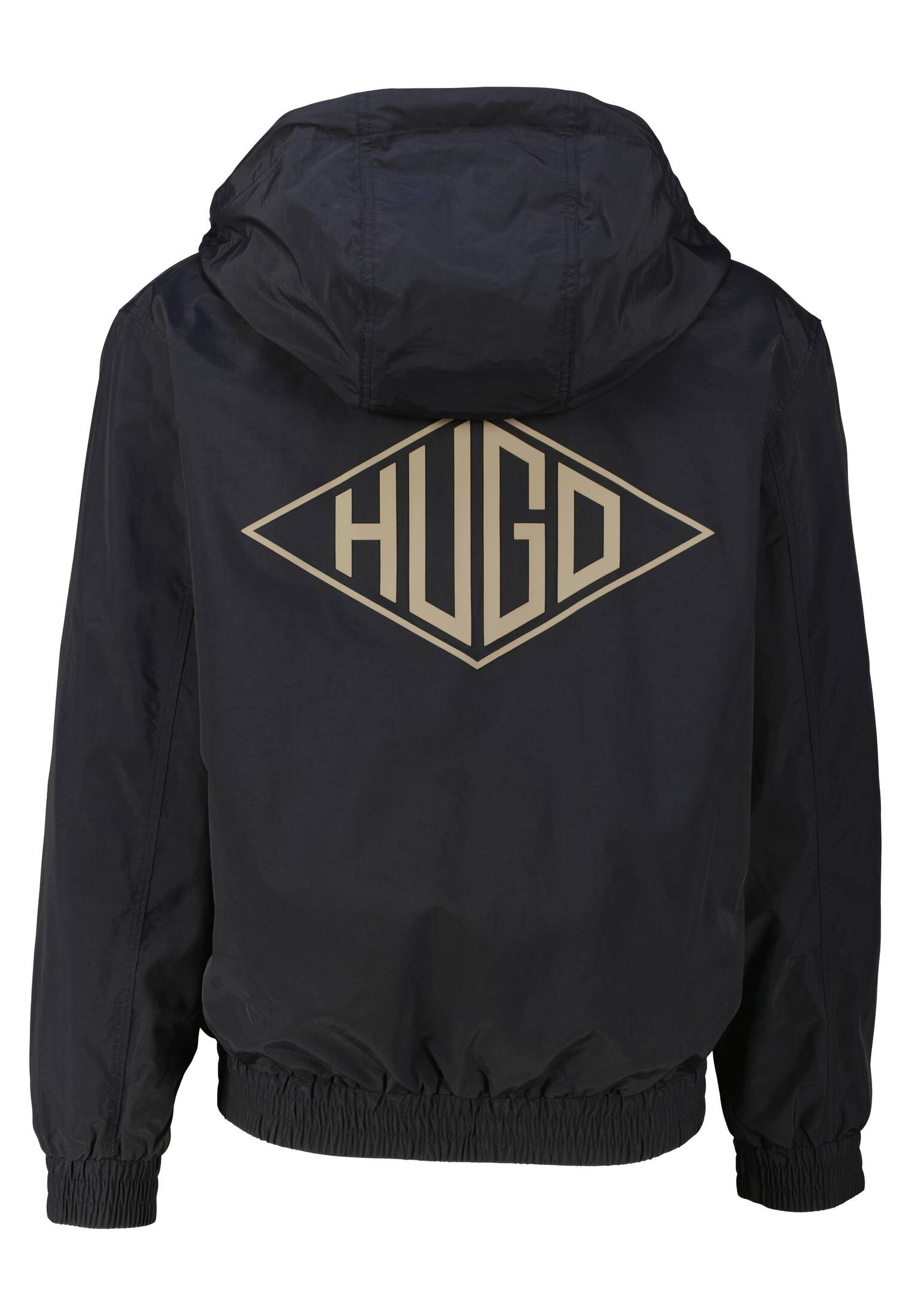 HUGO Herren Windbreaker mit Kapuze BENJI Regular Fit in schwarz kaufen ...