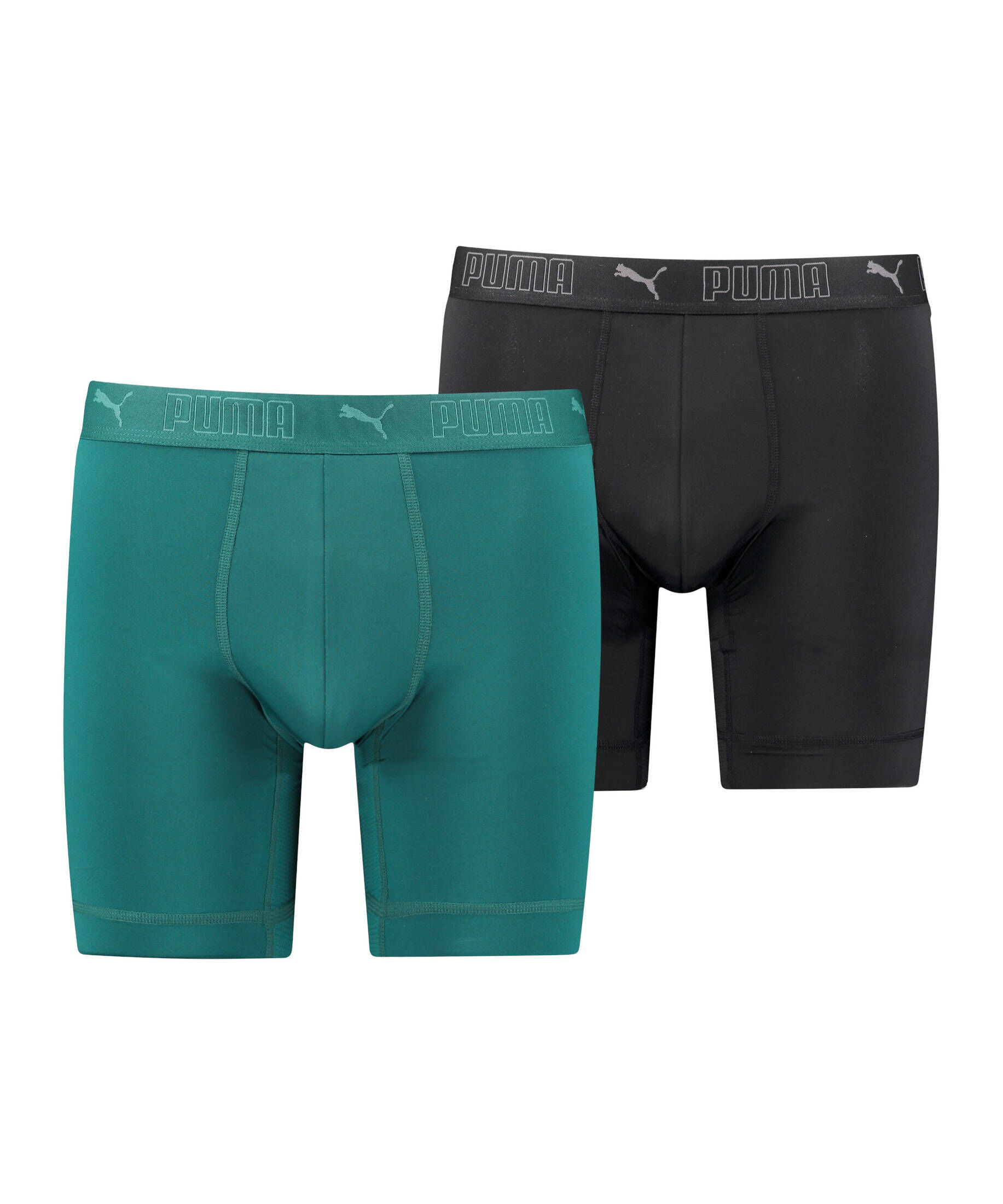 Herren Underwear - Boxershorts Sport Mircofiber Long Boxer 2er Pack