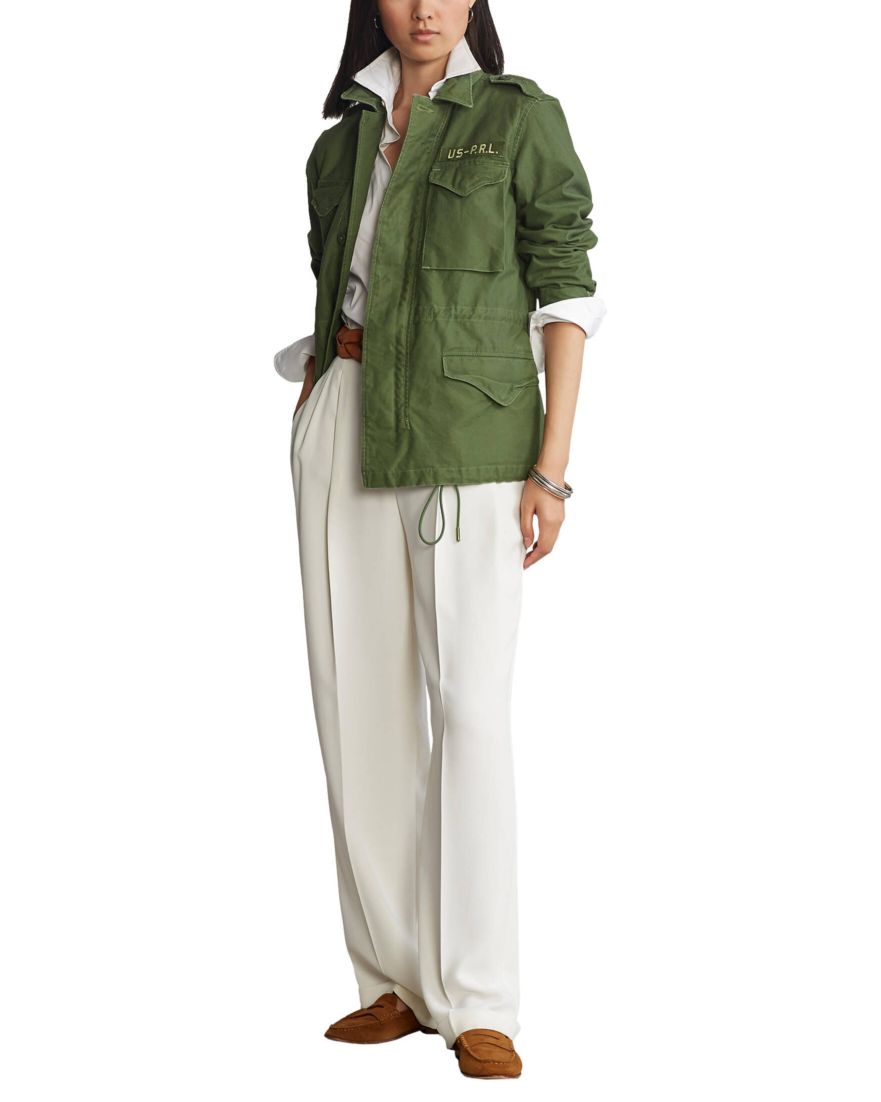 Damen Military-Jacke