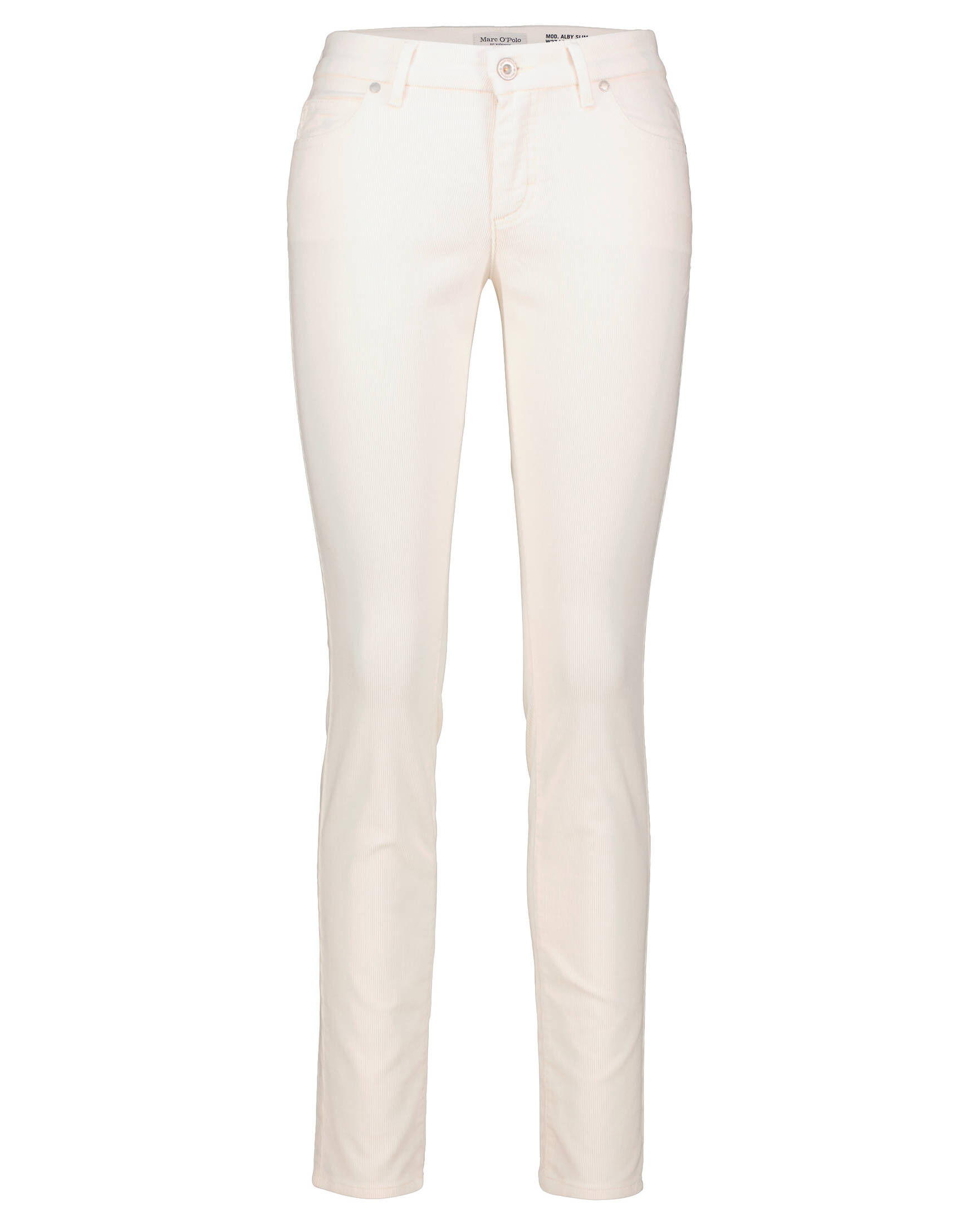 Cordhose Damen Wei