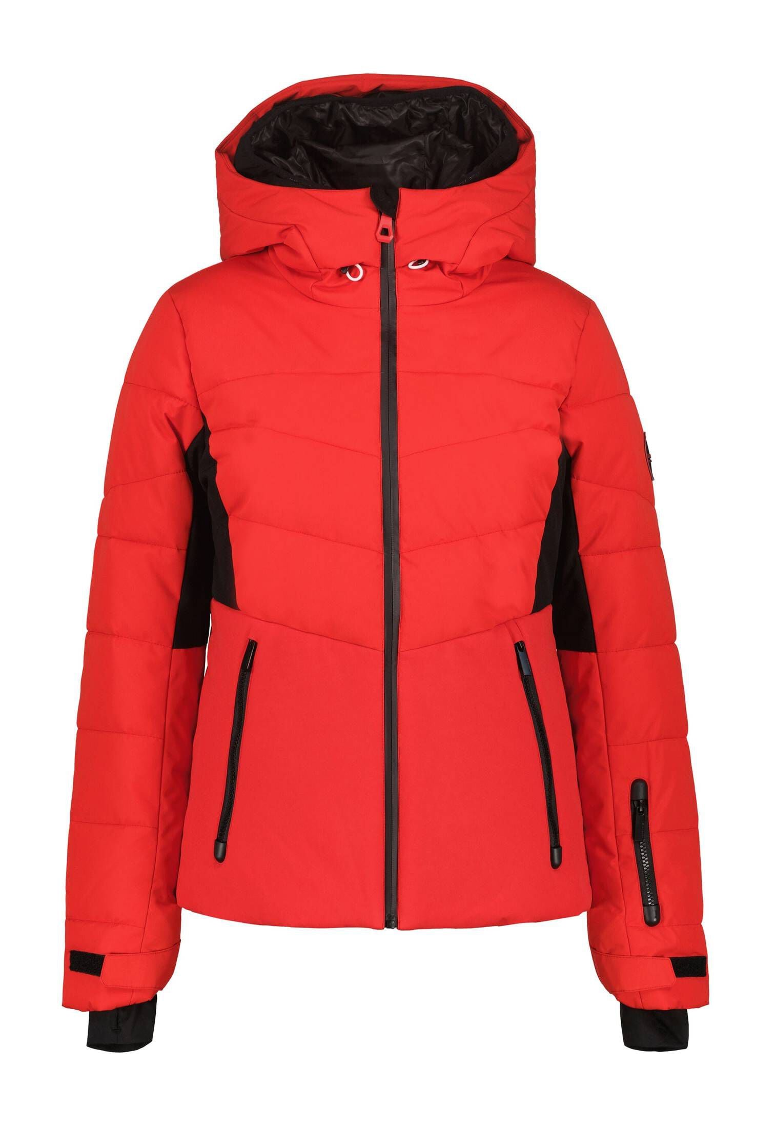 Stilvolle Skijacke Damen Rot Fotos