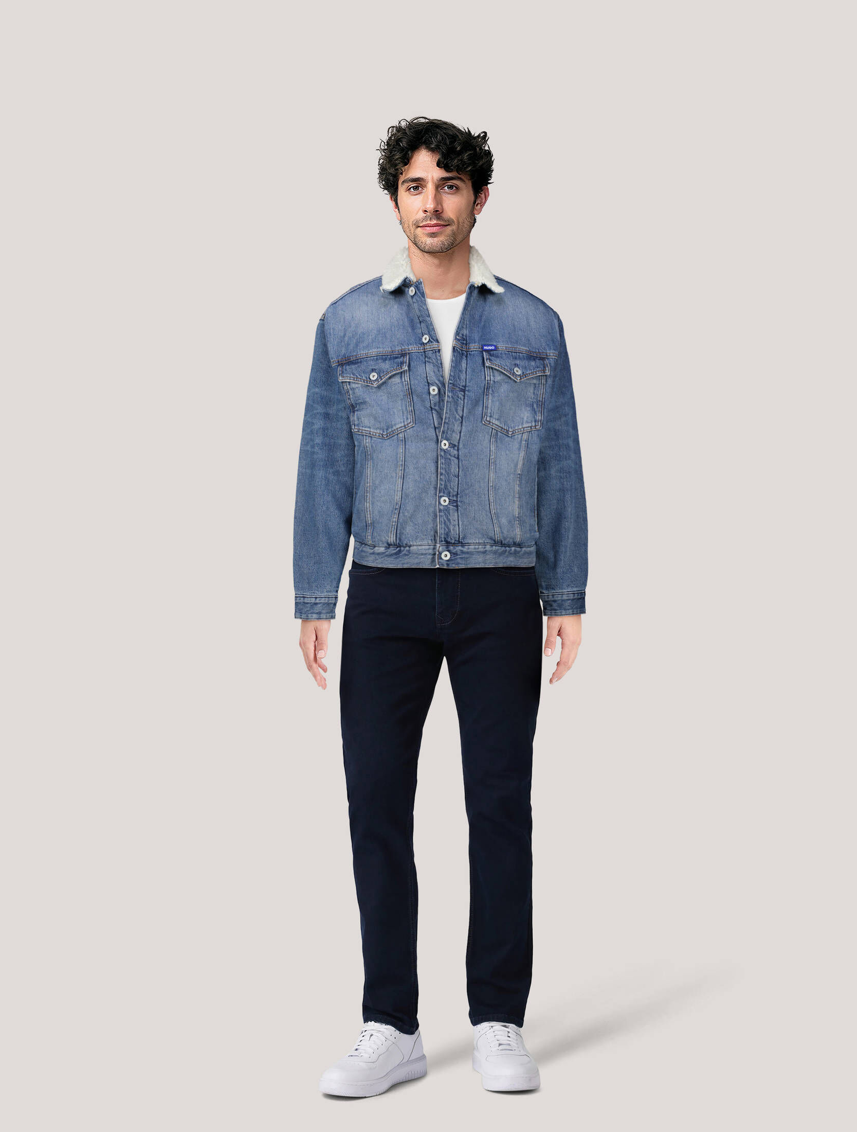 HUGO Herren Jeansjacke DEX/1 in blau kaufen | engelhorn