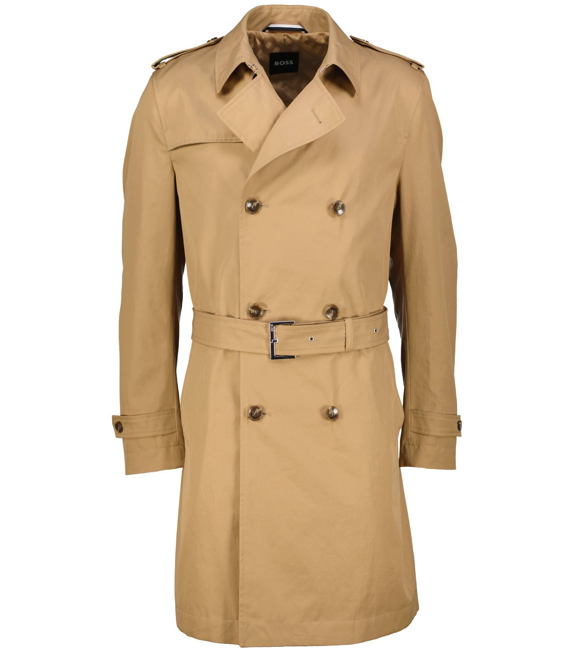BOSS Herren Trenchcoat H-HYDE-TRENCH-241 Slim Fit in beige kaufen ...