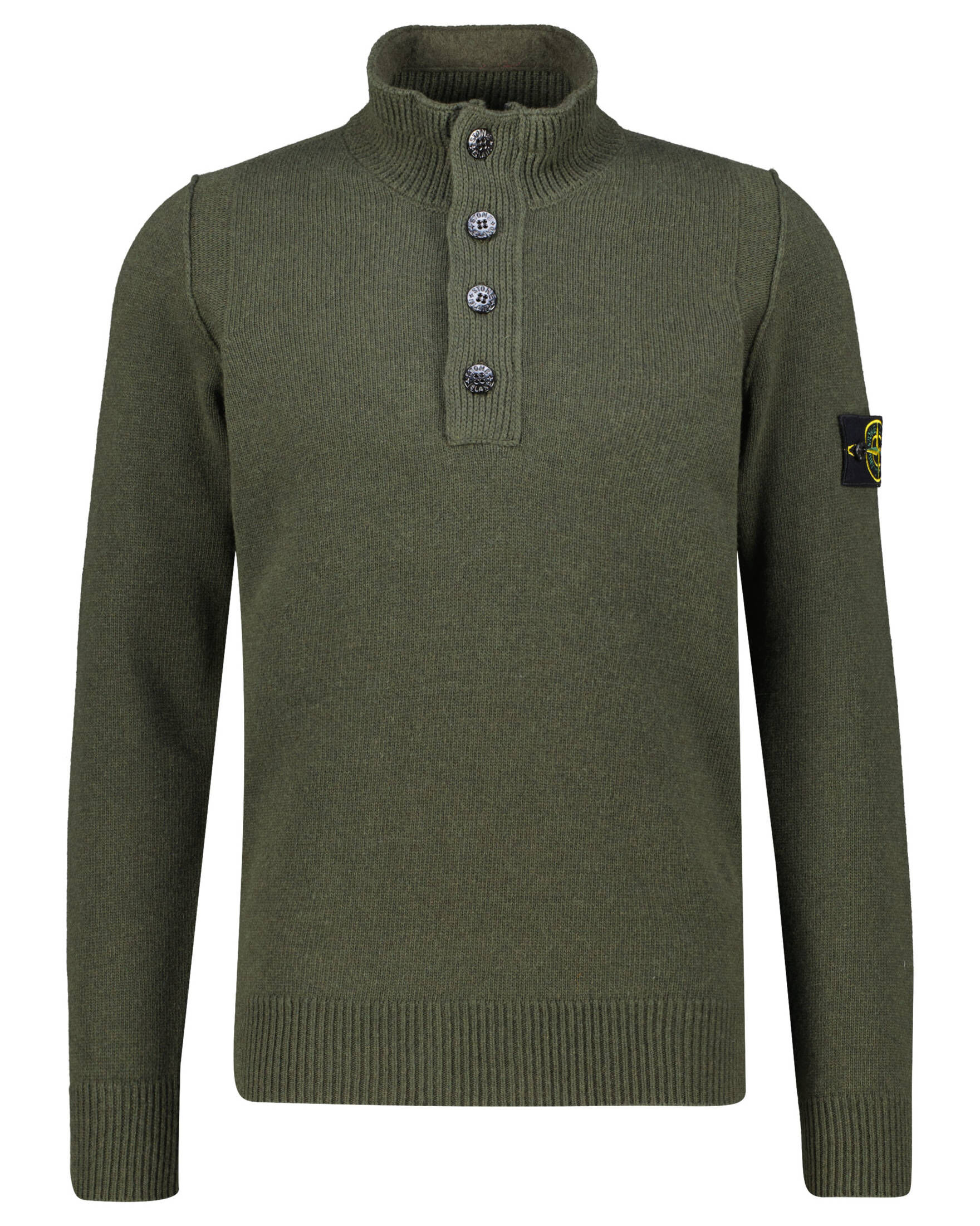 Herren Strickpullover mit Stehkragen