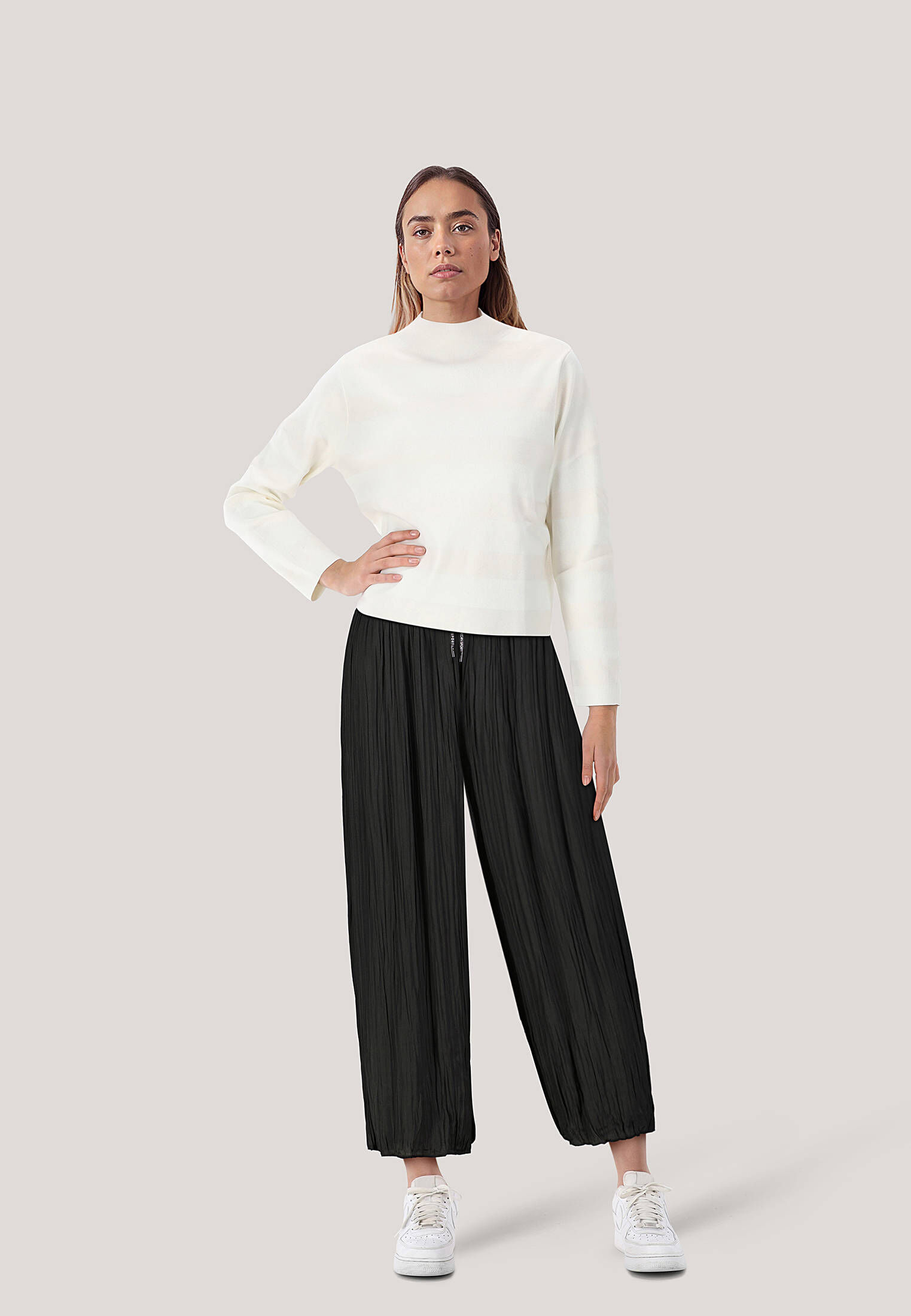 Damen Plissee-Hose WOLIN