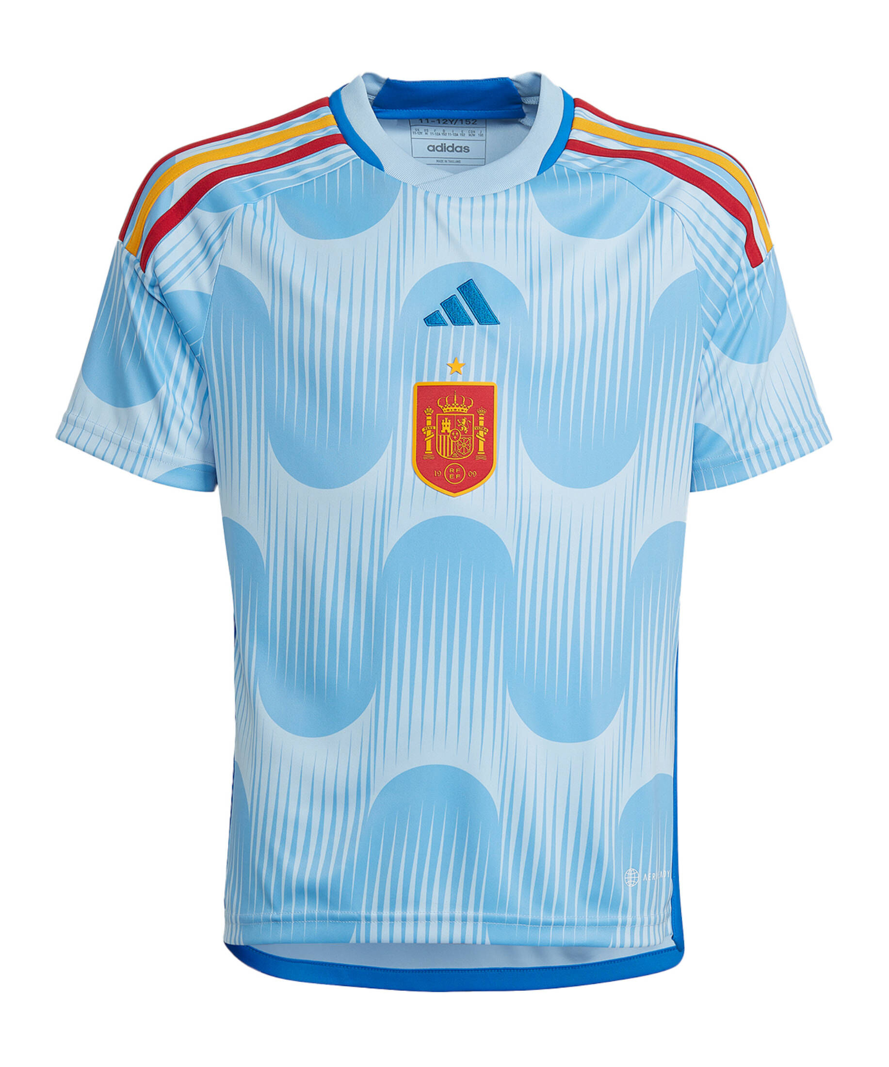 Kinder Fußballtrikot SPANIEN 2022 Auswärts