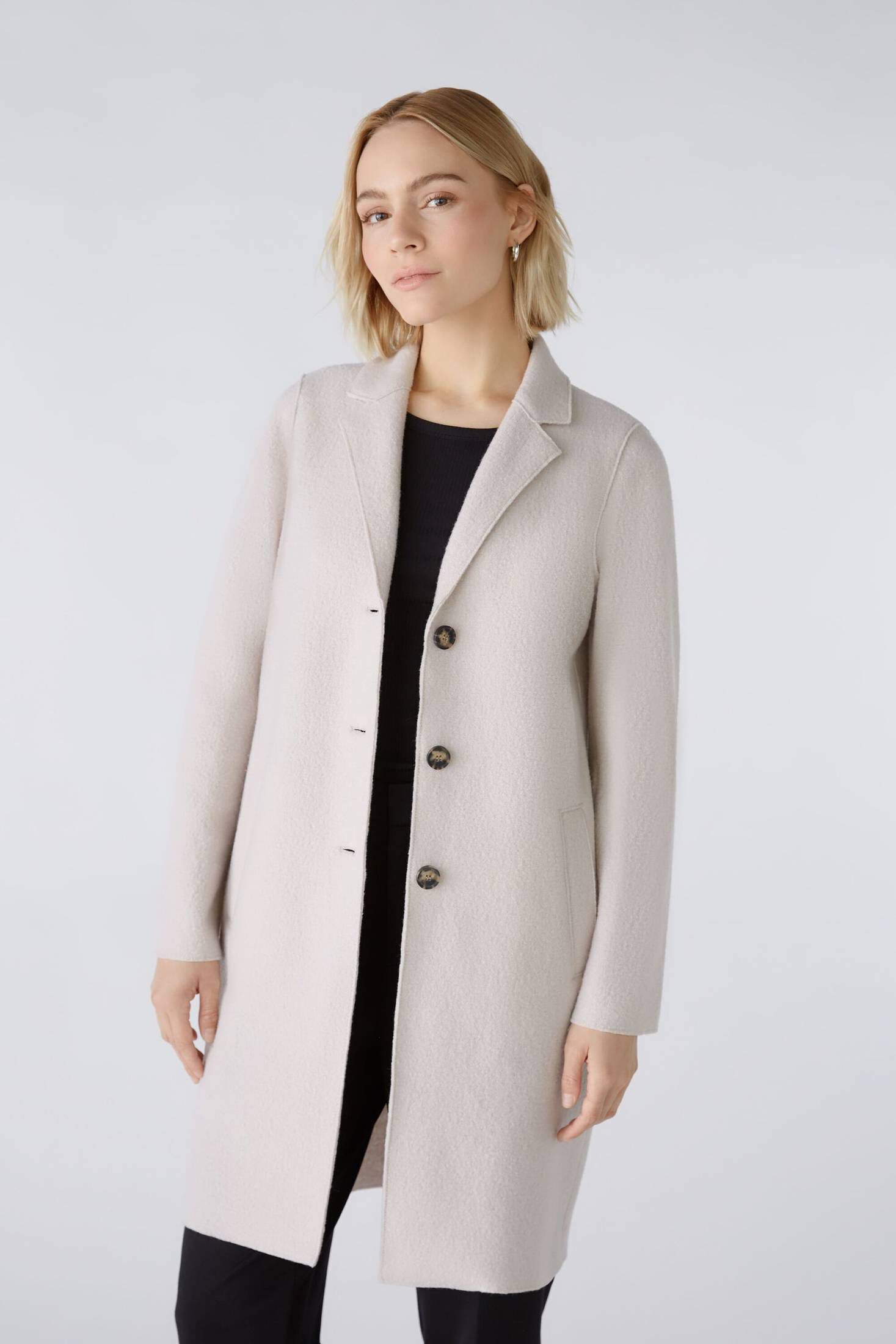 Oui Damen Mantel MAYSON in Beige kaufen | engelhorn