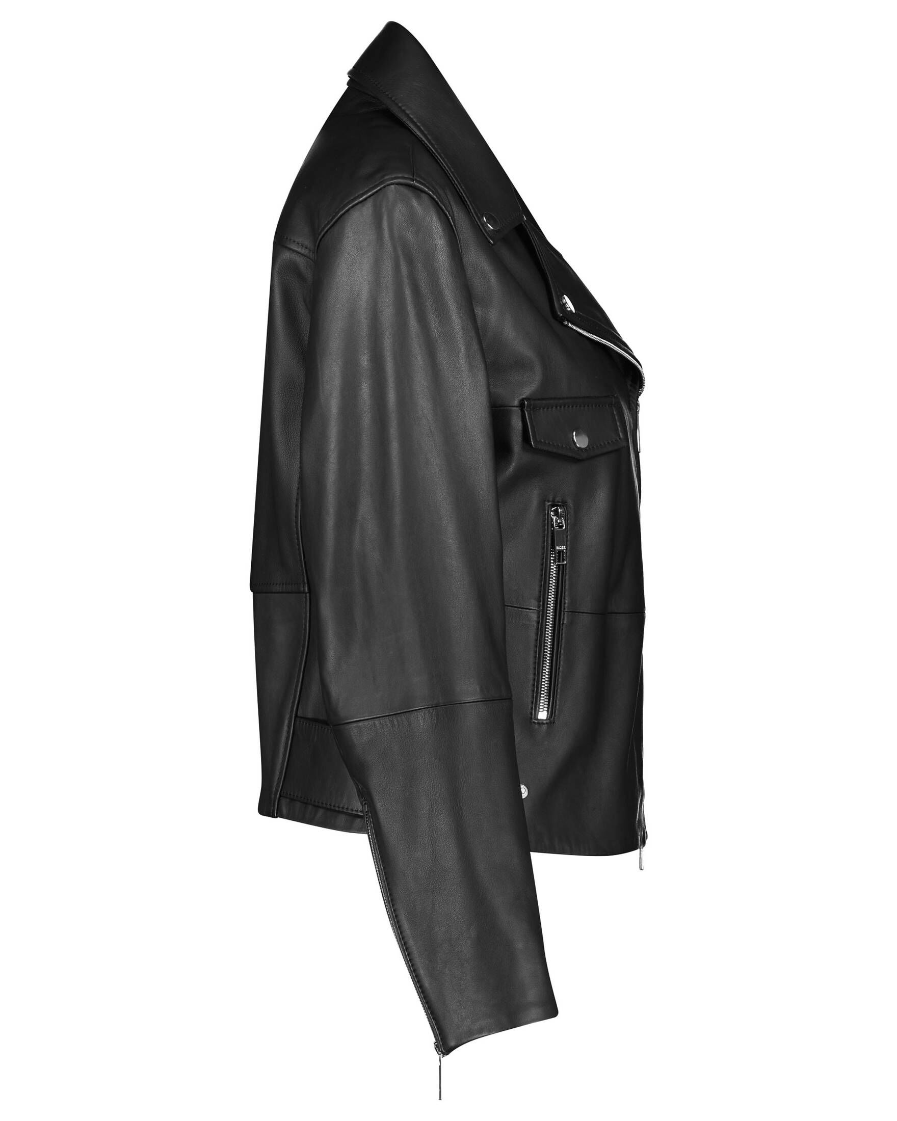 Damen Lederjacke SAJINA Slim Fit